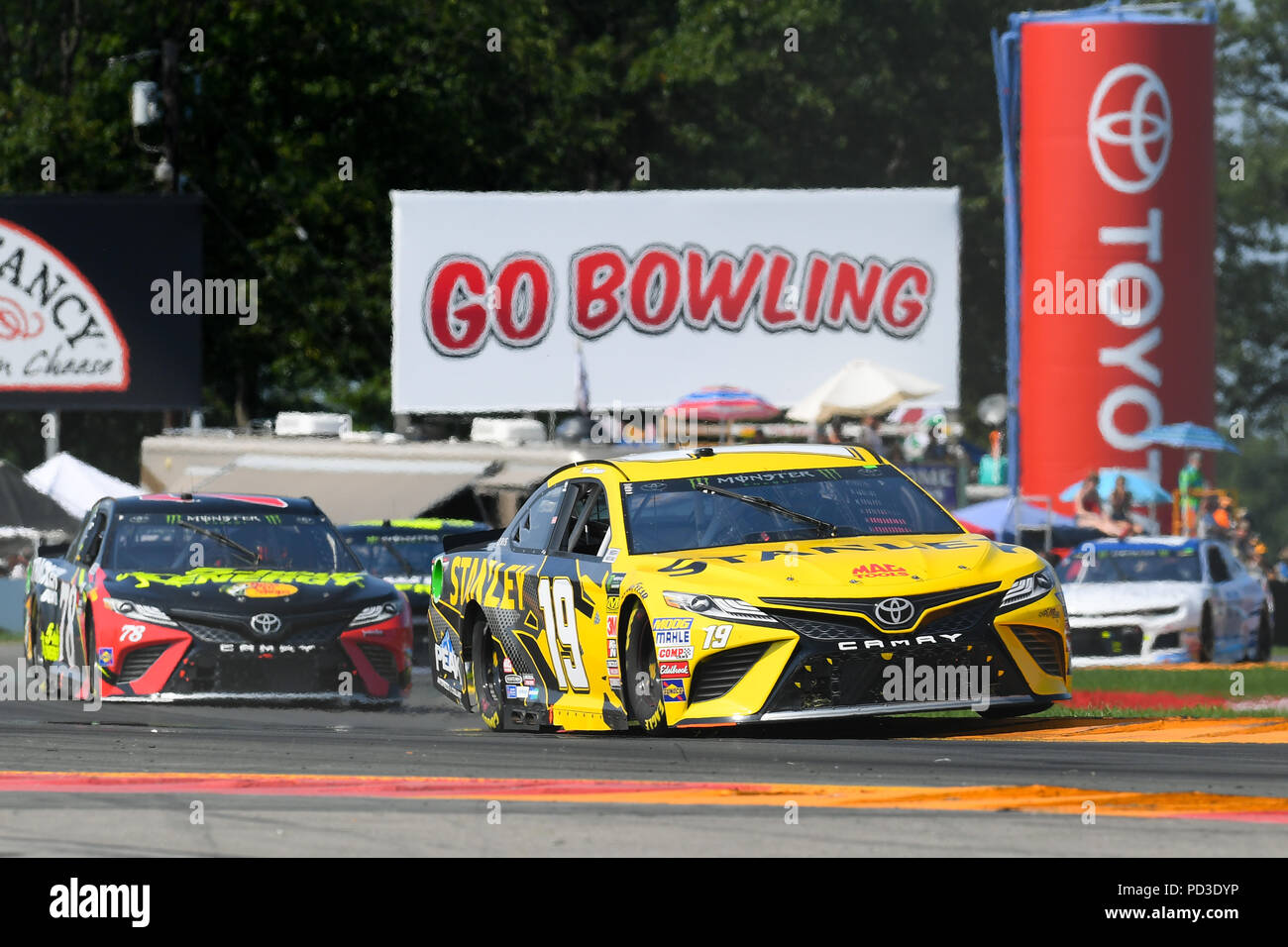 August 5, 2018: Monster Energy NASCAR Cup Series driver Daniel Suarez ...