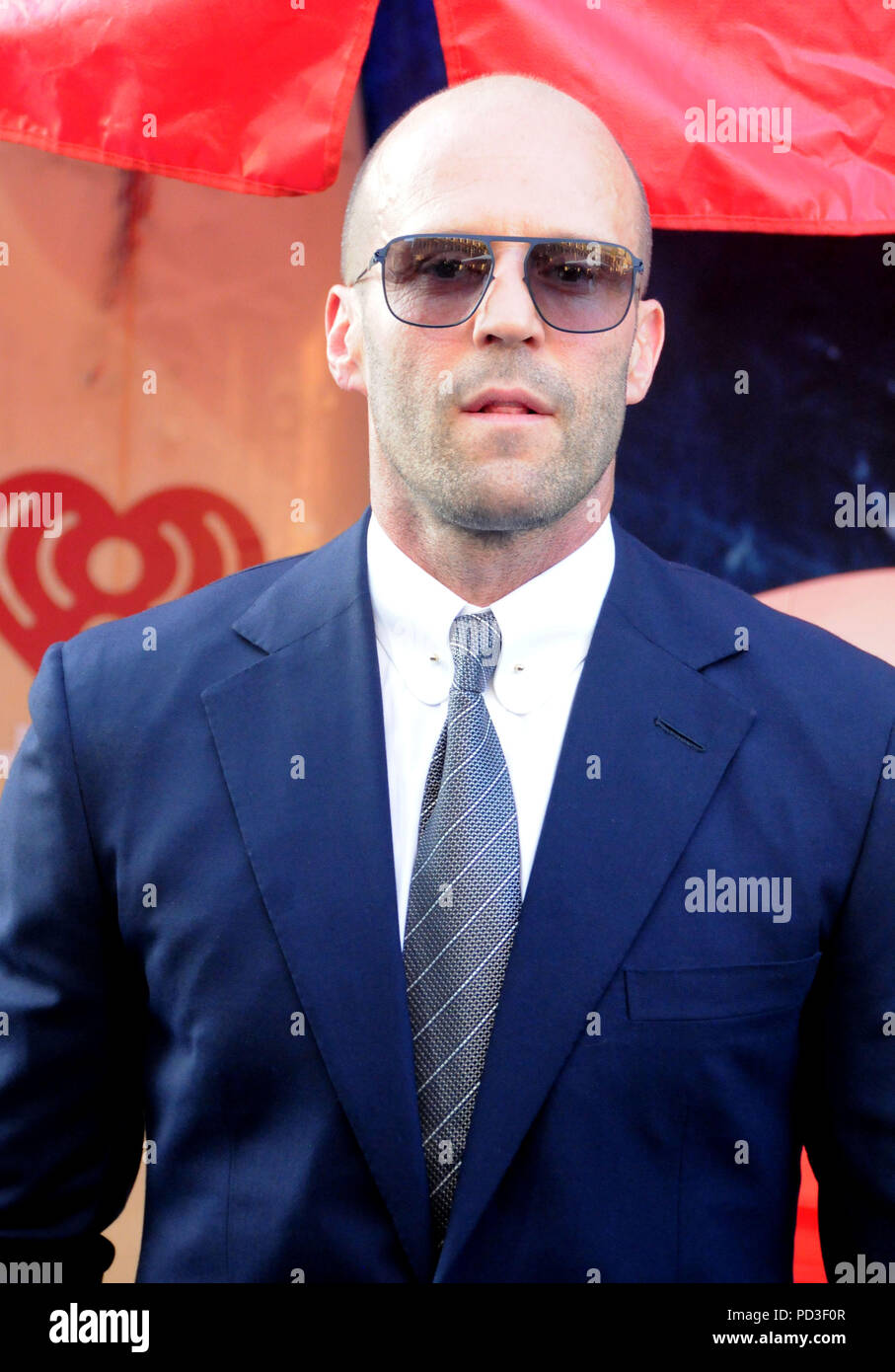 HOLLYWOOD, CA - AUGUST 6: Actor Jason Statham attends the Warner Bros ...