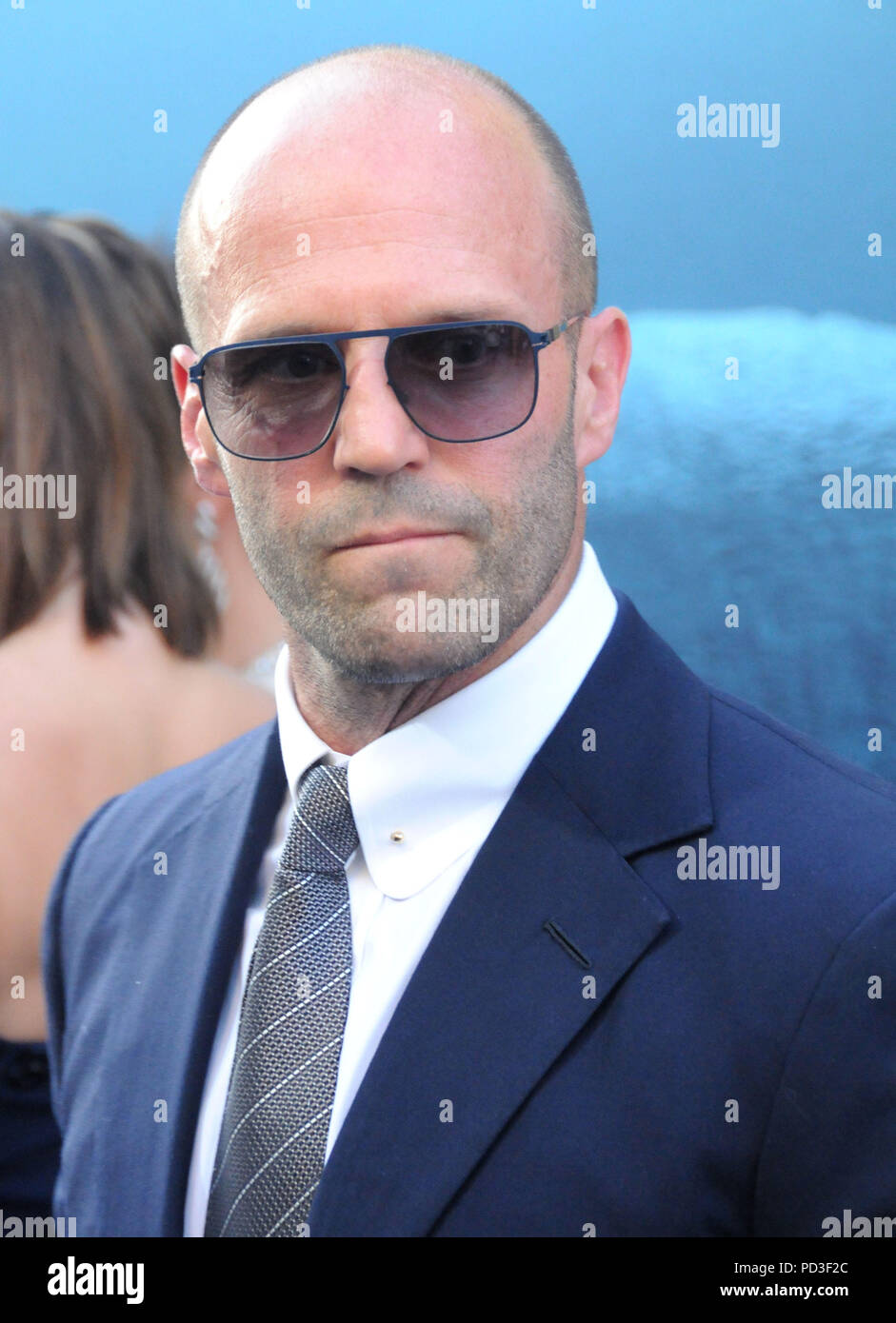 HOLLYWOOD, CA - AUGUST 6: Actor Jason Statham attends the Warner Bros ...