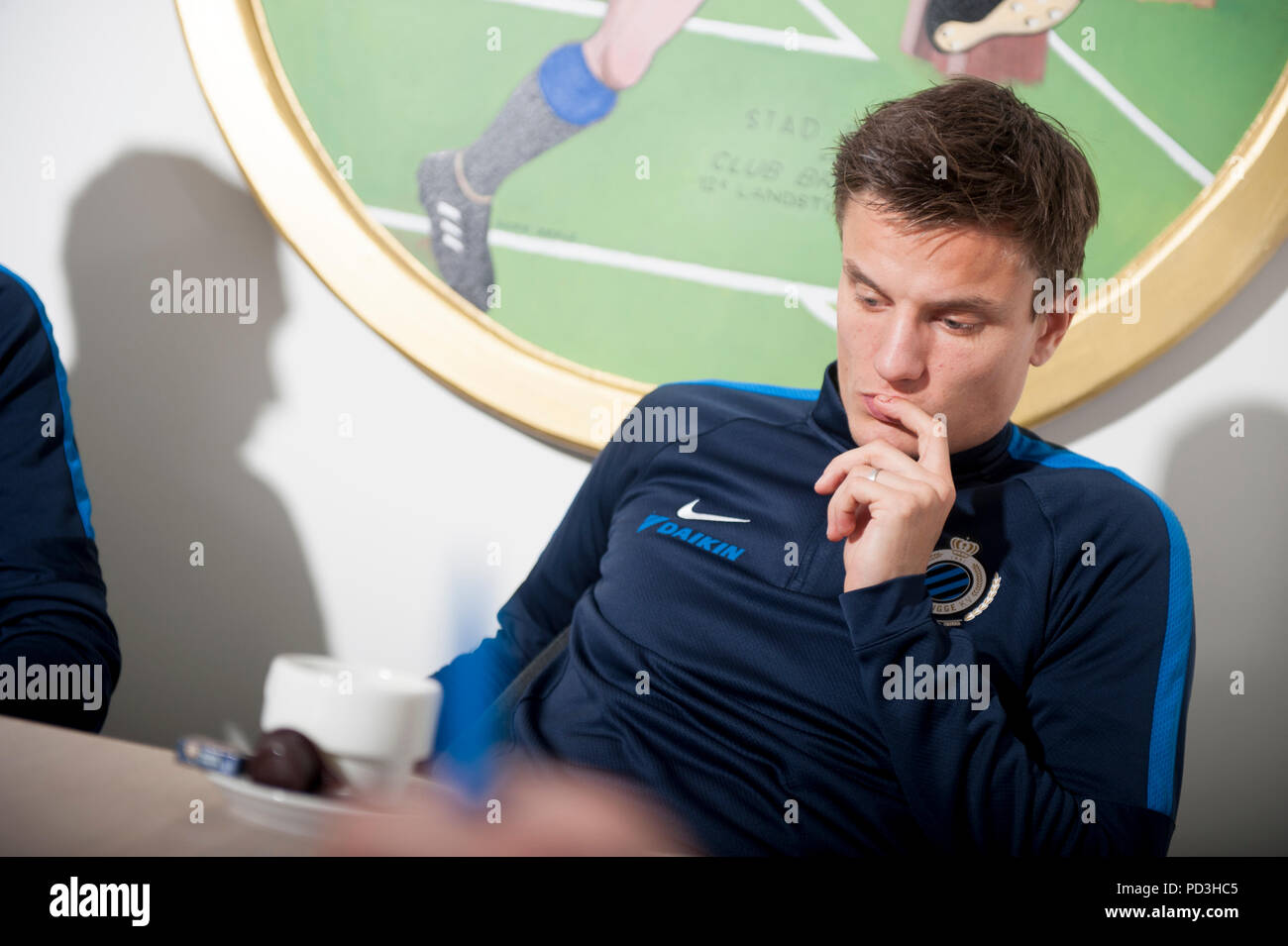 Club Brugge football player Jelle Vossen (Belgium, 02/02/2017 Stock ...