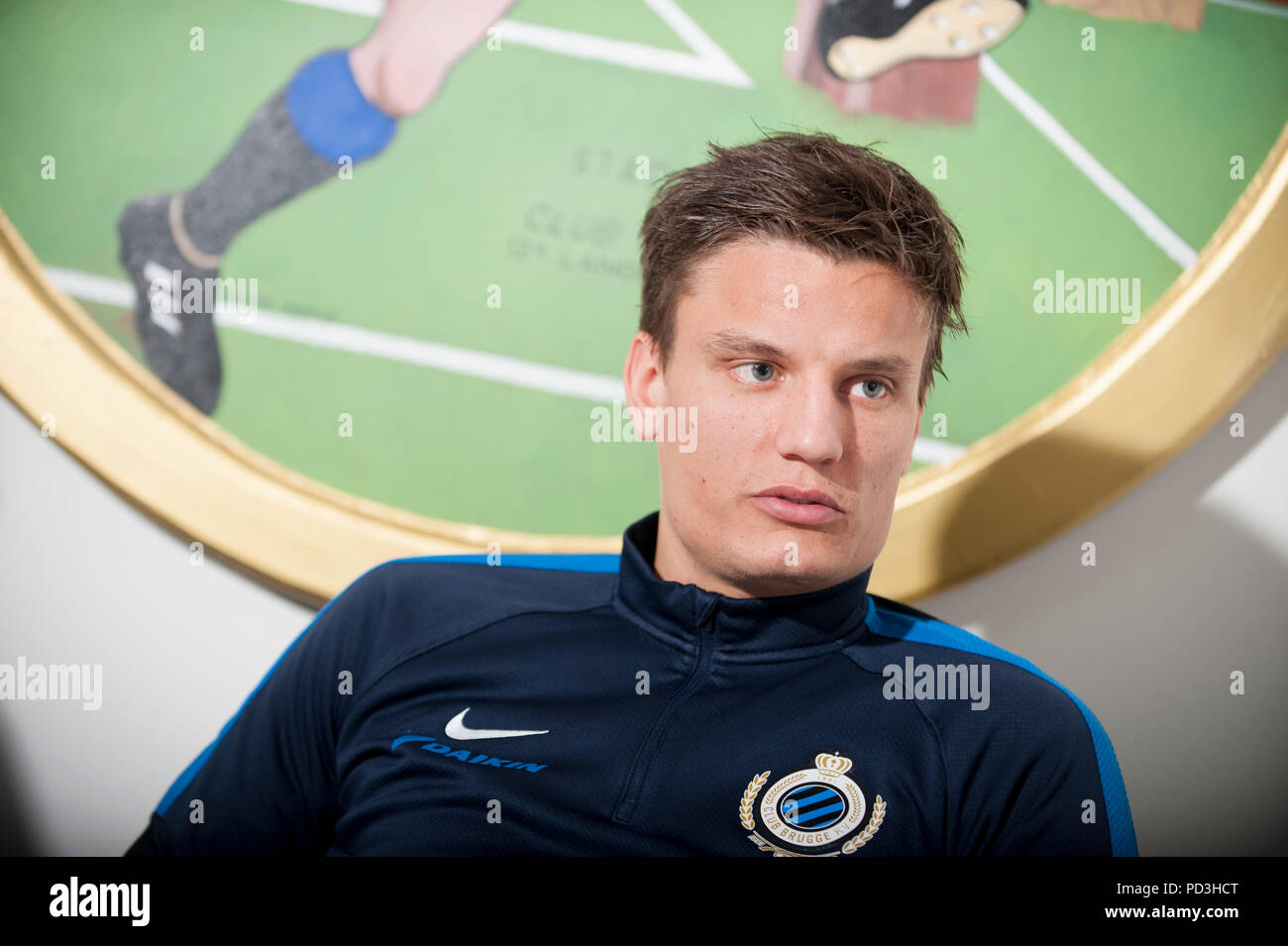 Club Brugge football player Jelle Vossen (Belgium, 02/02/2017 Stock ...