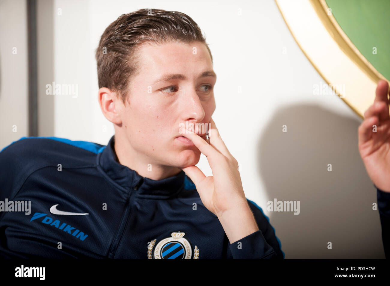 Club Brugge football players Hans Vanaken (Belgium, 02/02/2017 Stock ...