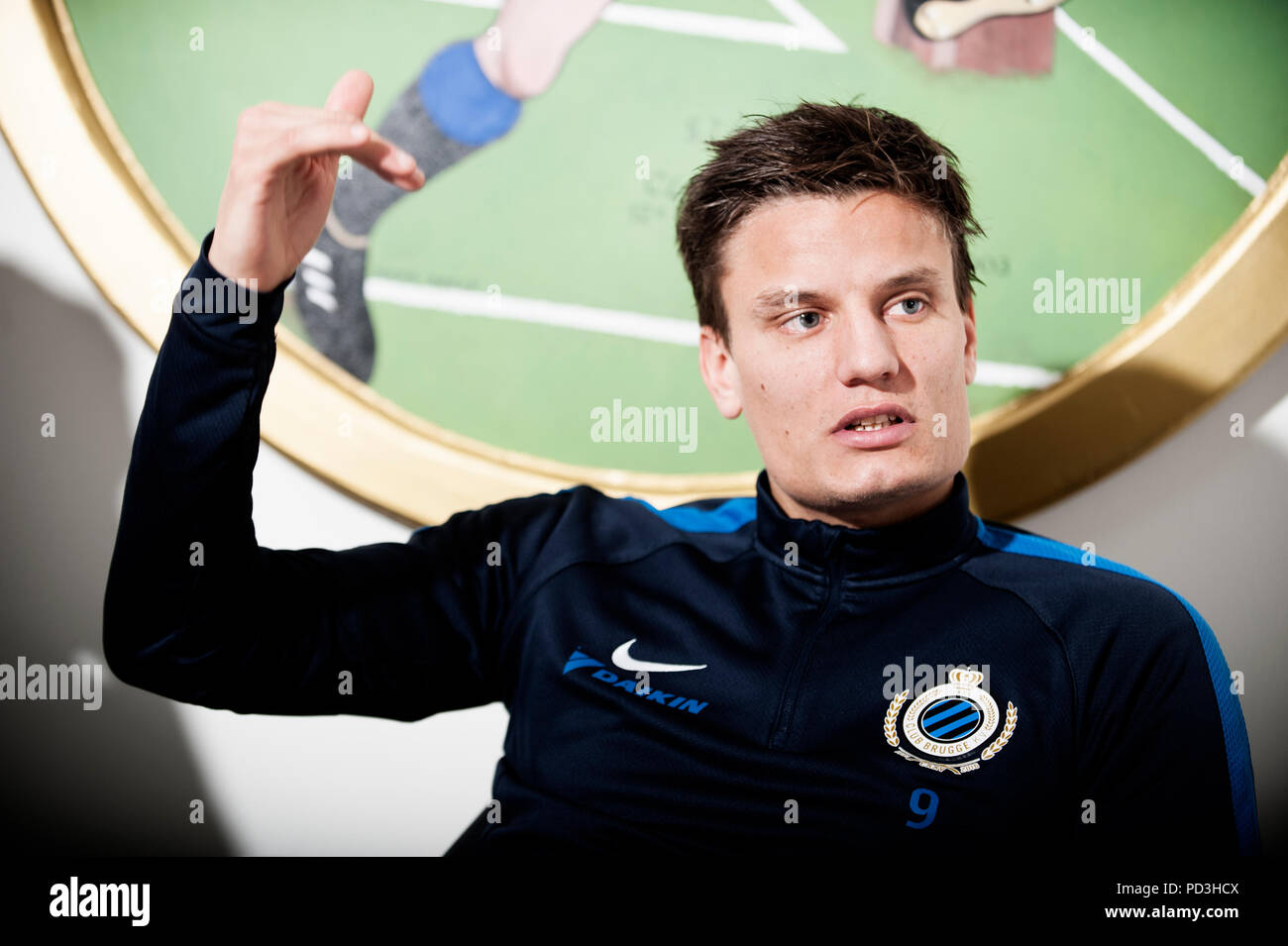 Club Brugge football players Hans Vanaken and Jelle Vossen (Belgium, 02 ...