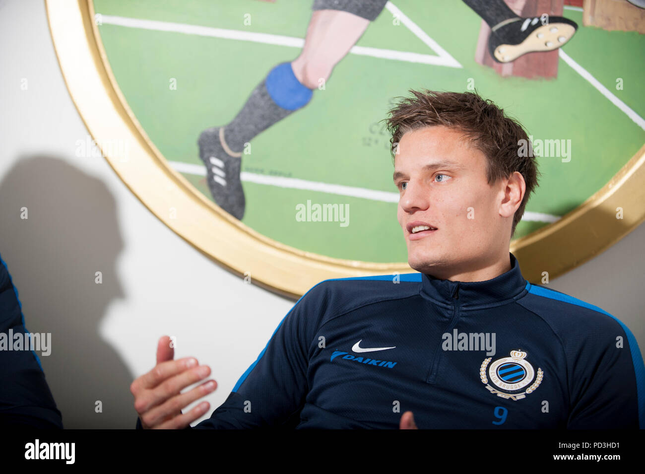 Club Brugge football players Hans Vanaken and Jelle Vossen (Belgium, 02 ...
