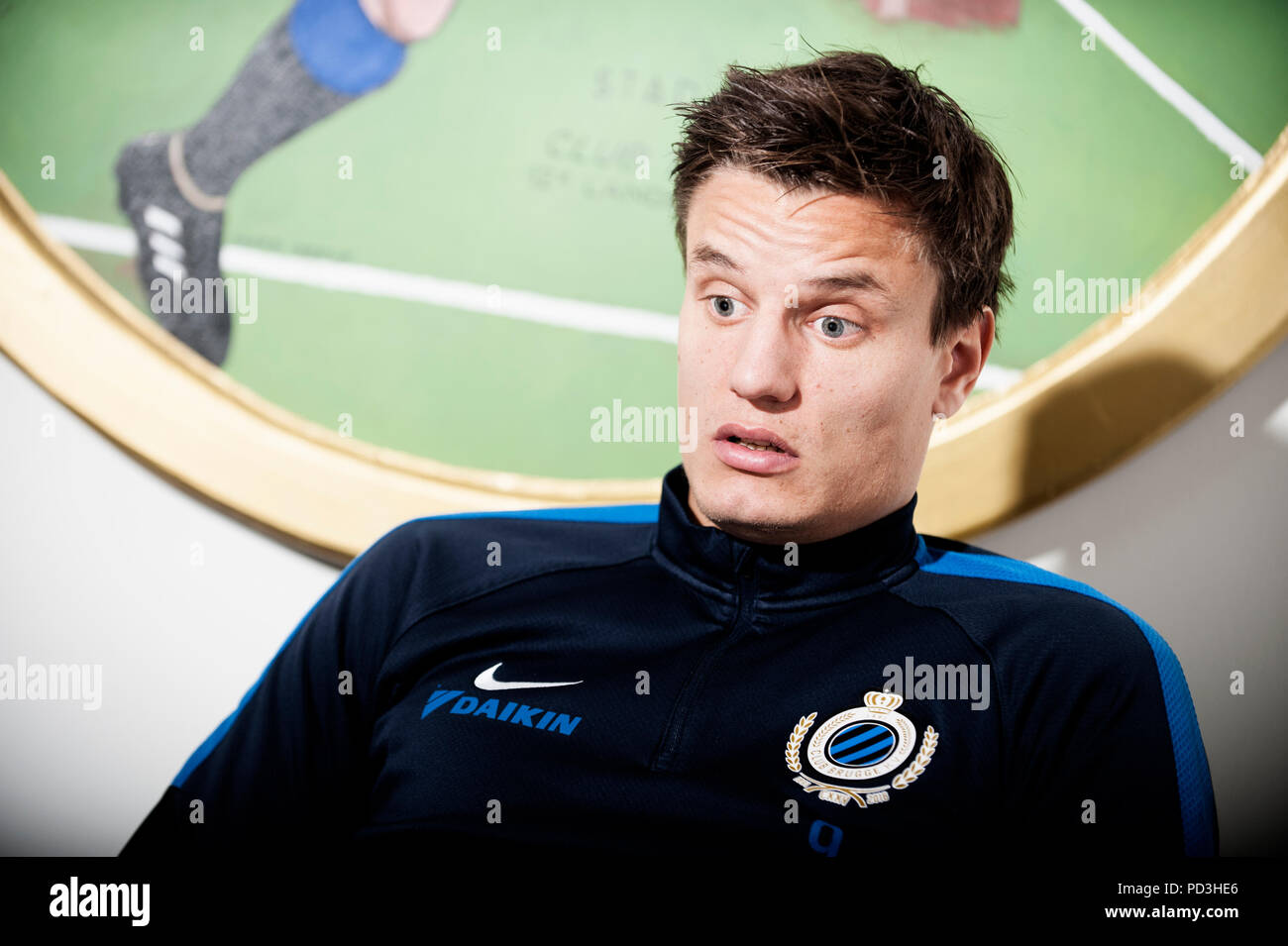 Club Brugge football player Jelle Vossen (Belgium, 02/02/2017 Stock ...