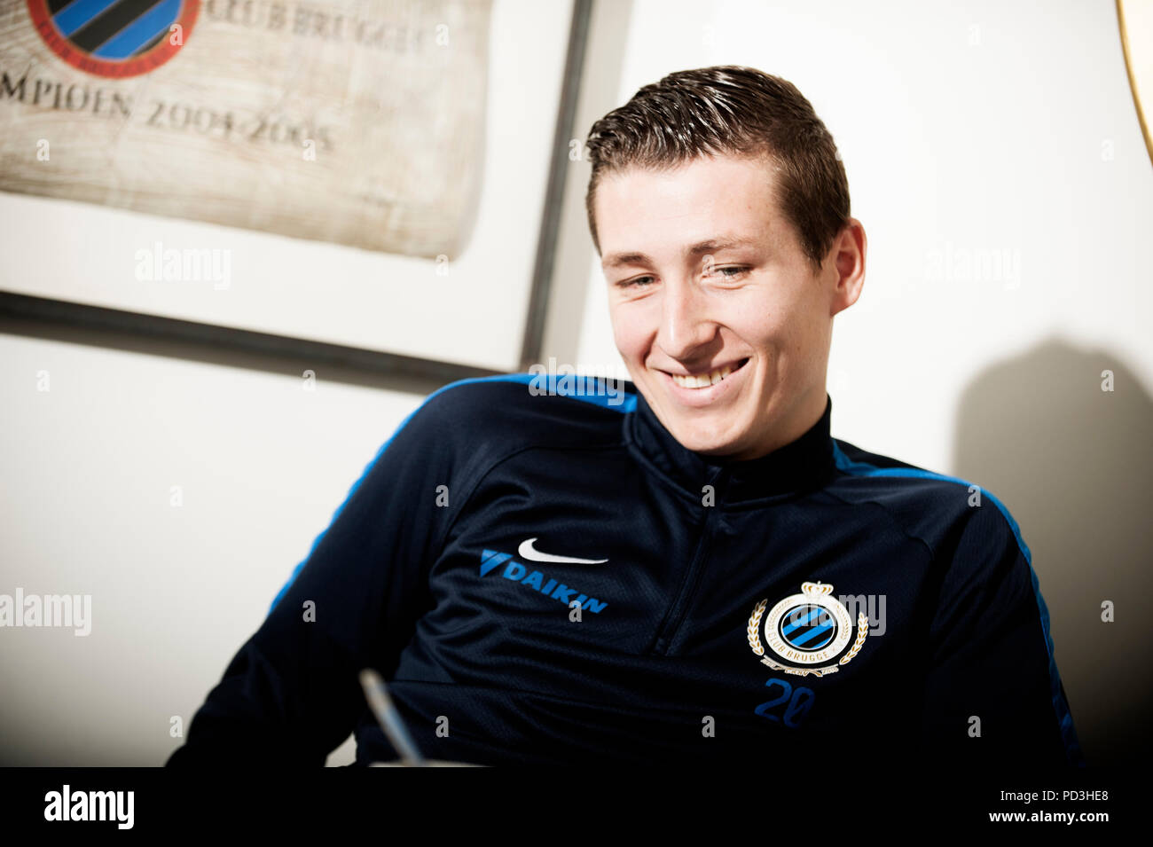 Club Brugge football players Hans Vanaken (Belgium, 02/02/2017 Stock ...