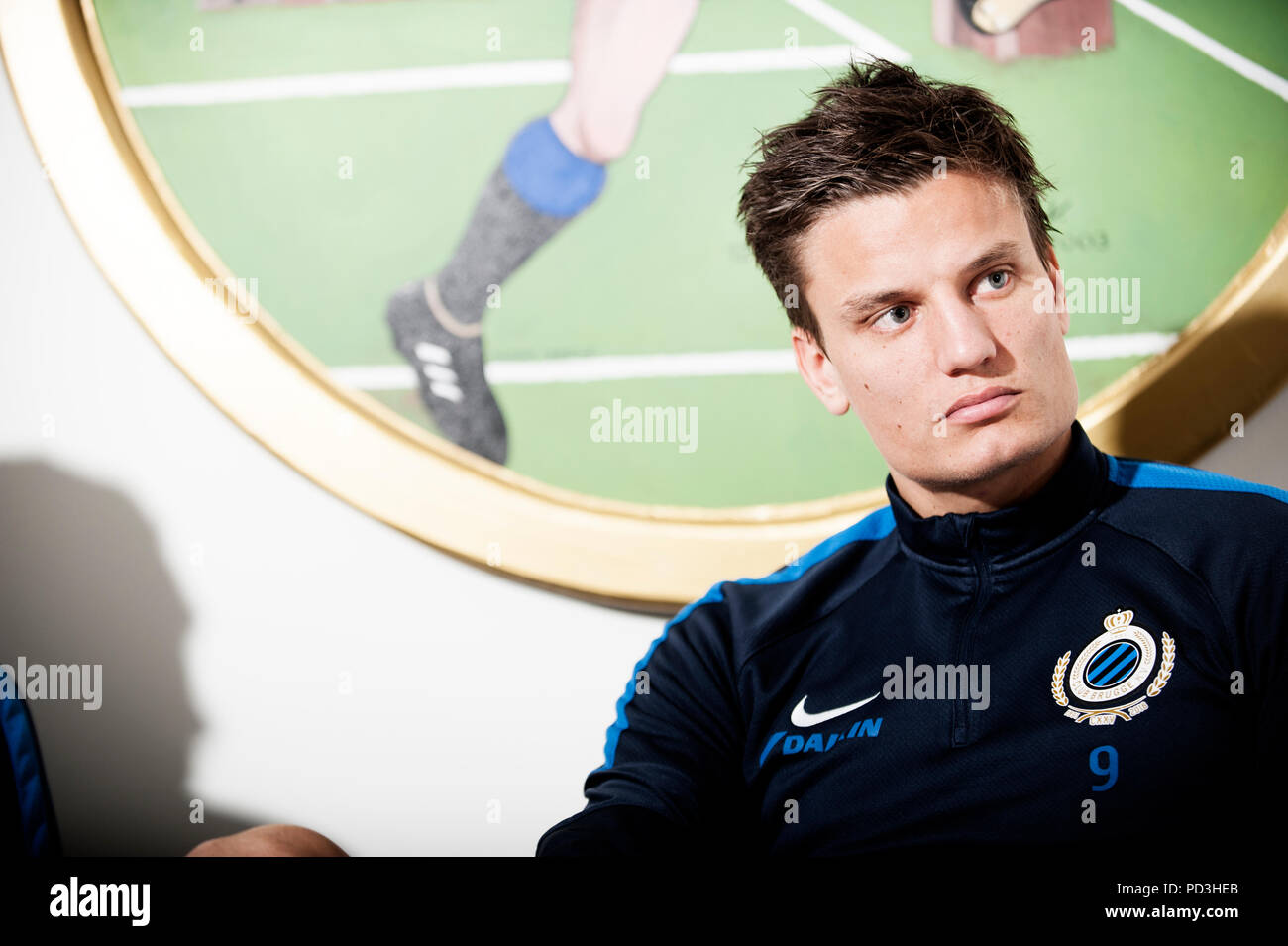 Club Brugge football player Jelle Vossen (Belgium, 02/02/2017 Stock ...