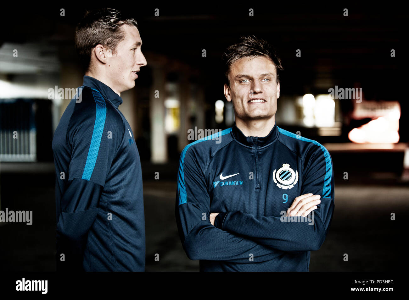 Club Brugge football players Hans Vanaken and Jelle Vossen (Belgium, 02 ...