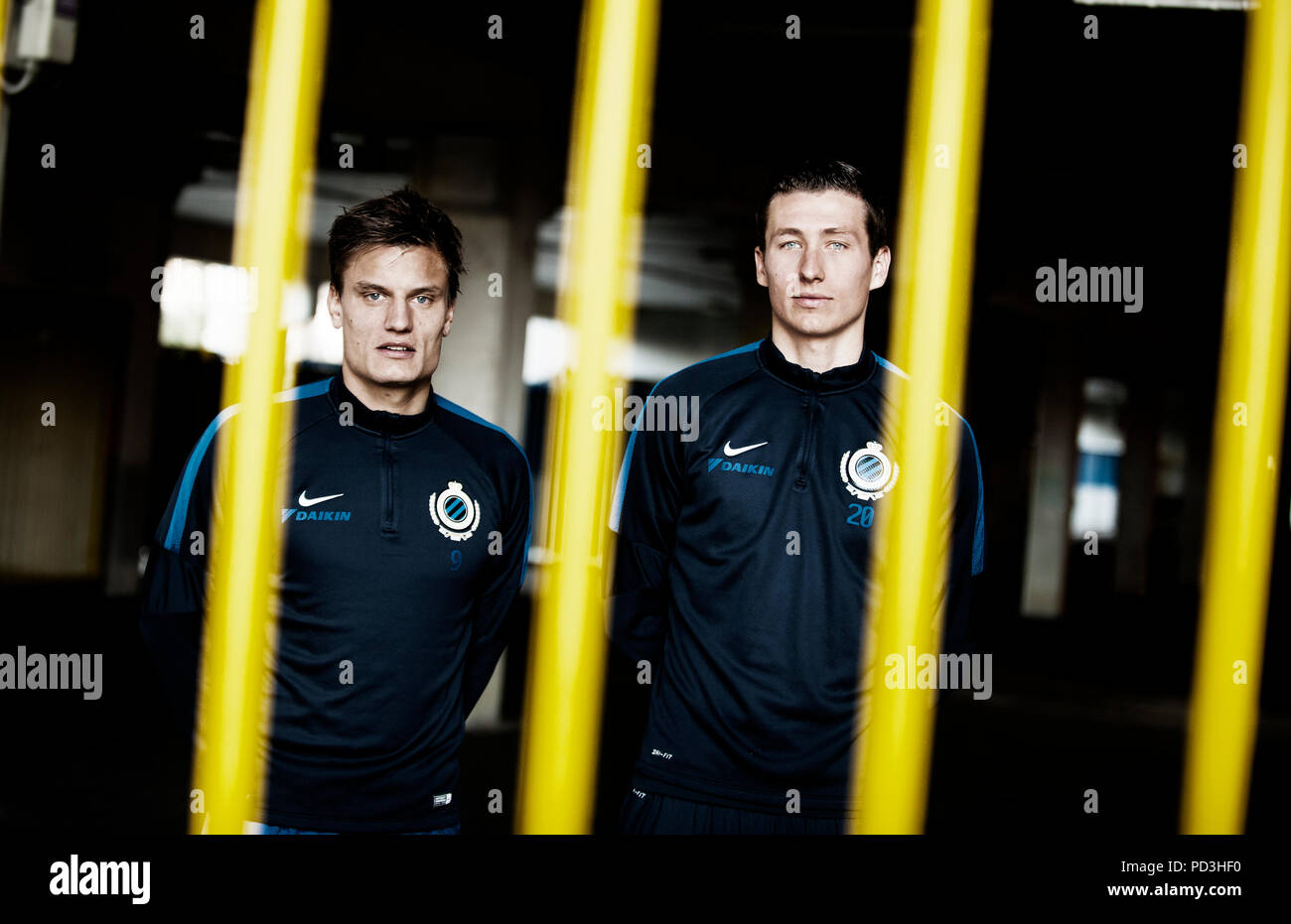 Club Brugge football players Hans Vanaken and Jelle Vossen (Belgium, 02 ...