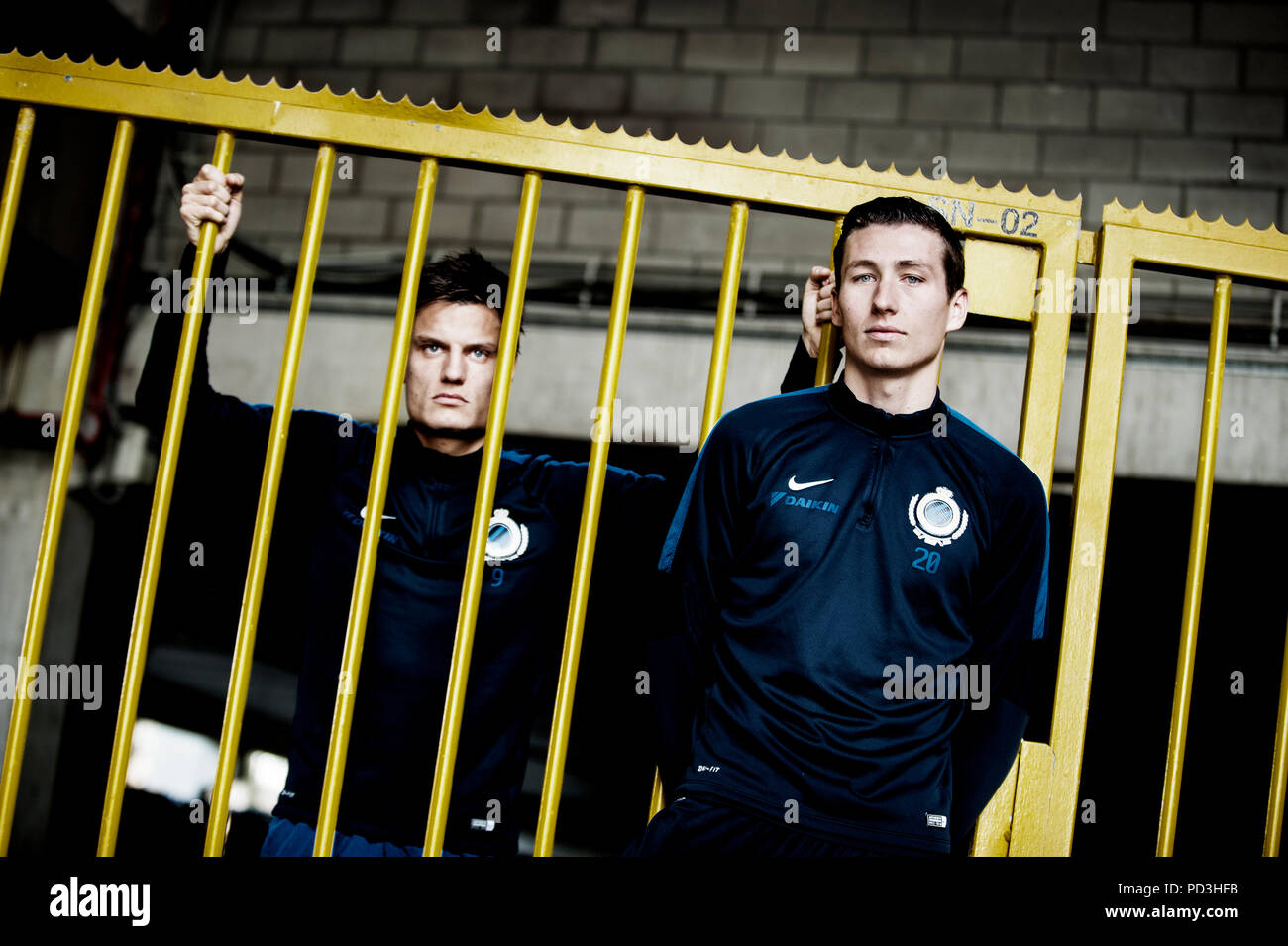 Club Brugge football players Hans Vanaken and Jelle Vossen (Belgium, 02 ...