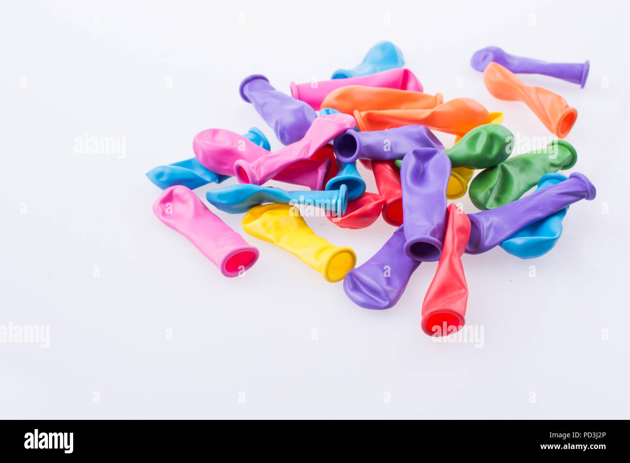 Balloons balloon party empty deflated hi-res stock photography and ...