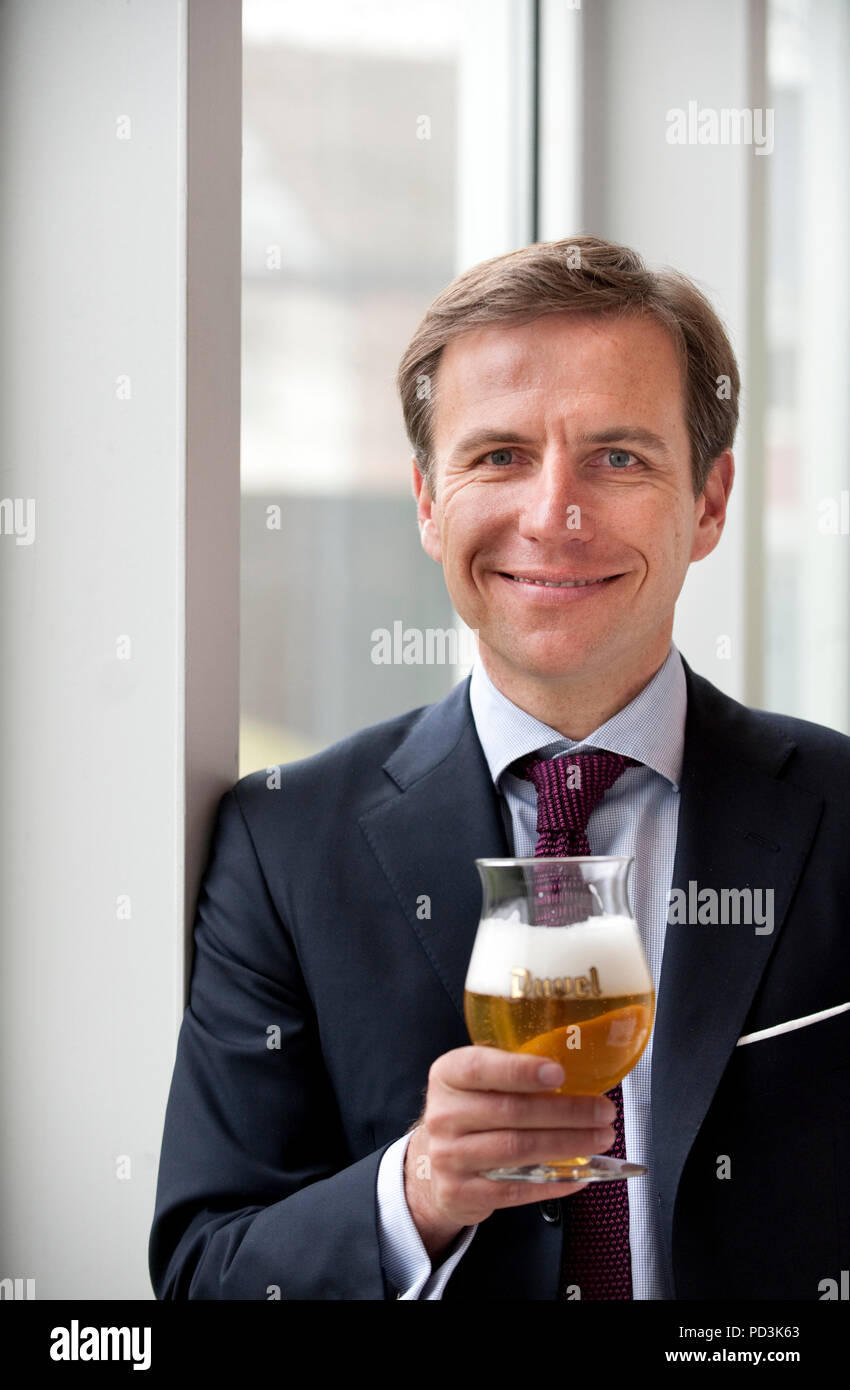 Duvel Moortgat brewery CEO Michel Moortgat (Breendonk, 18/03/2011 Stock ...
