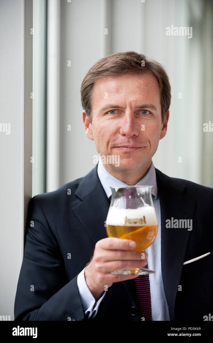 Duvel Moortgat brewery CEO Michel Moortgat (Breendonk, 18/03/2011 Stock ...
