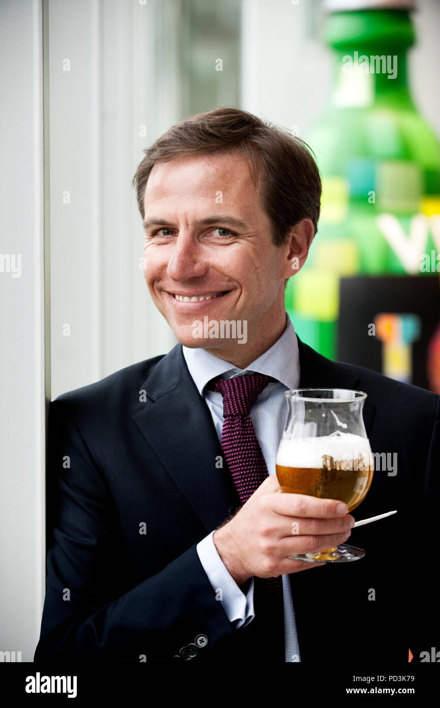 Duvel Moortgat brewery CEO Michel Moortgat (Breendonk, 18/03/2011 Stock ...