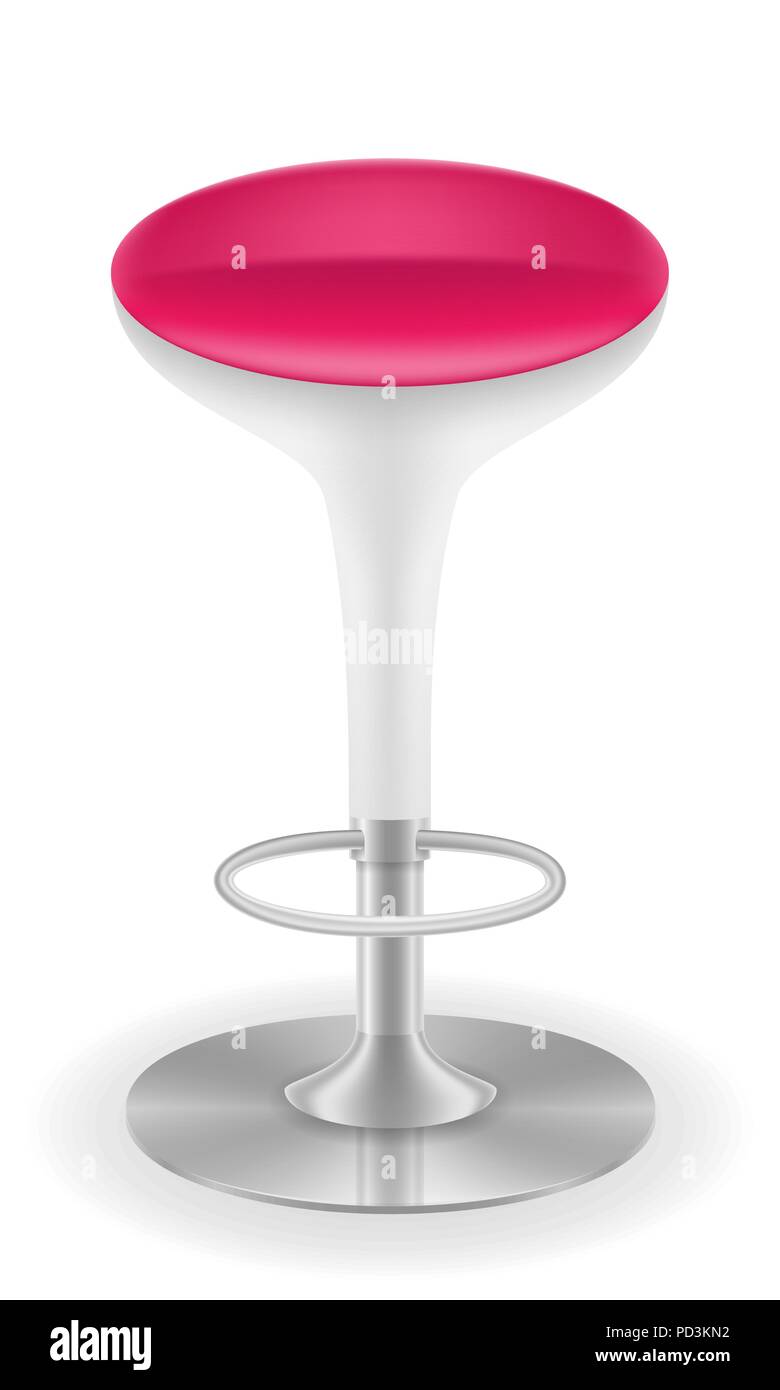 modern bar chair stool vector illustration isolated on white background ...