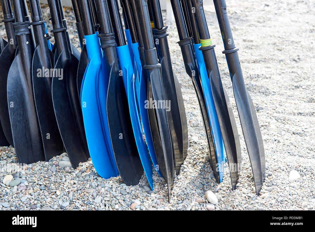 Pile oars hi-res stock photography and images - Alamy