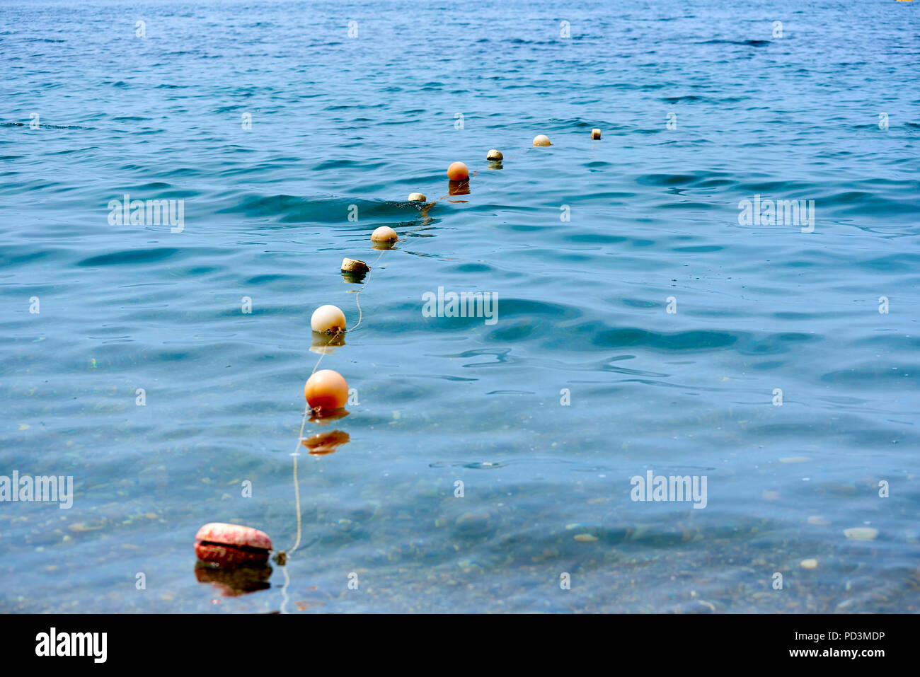 Swimming area marker buoys hi-res stock photography and images - Alamy