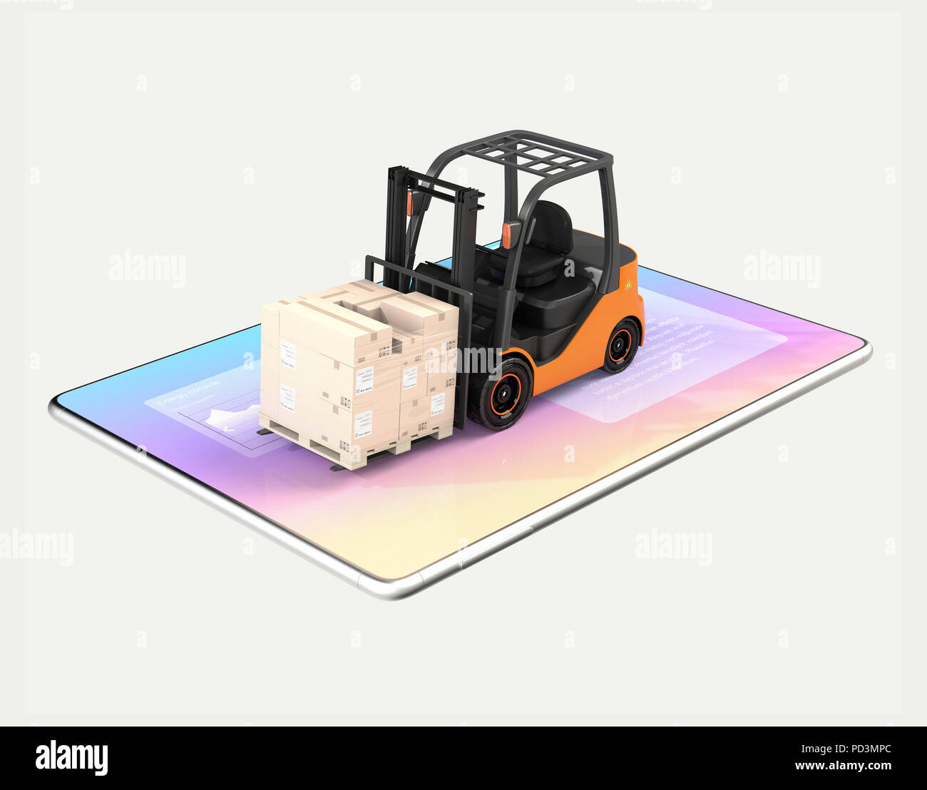 Forklift boxes hi-res stock photography and images - Alamy