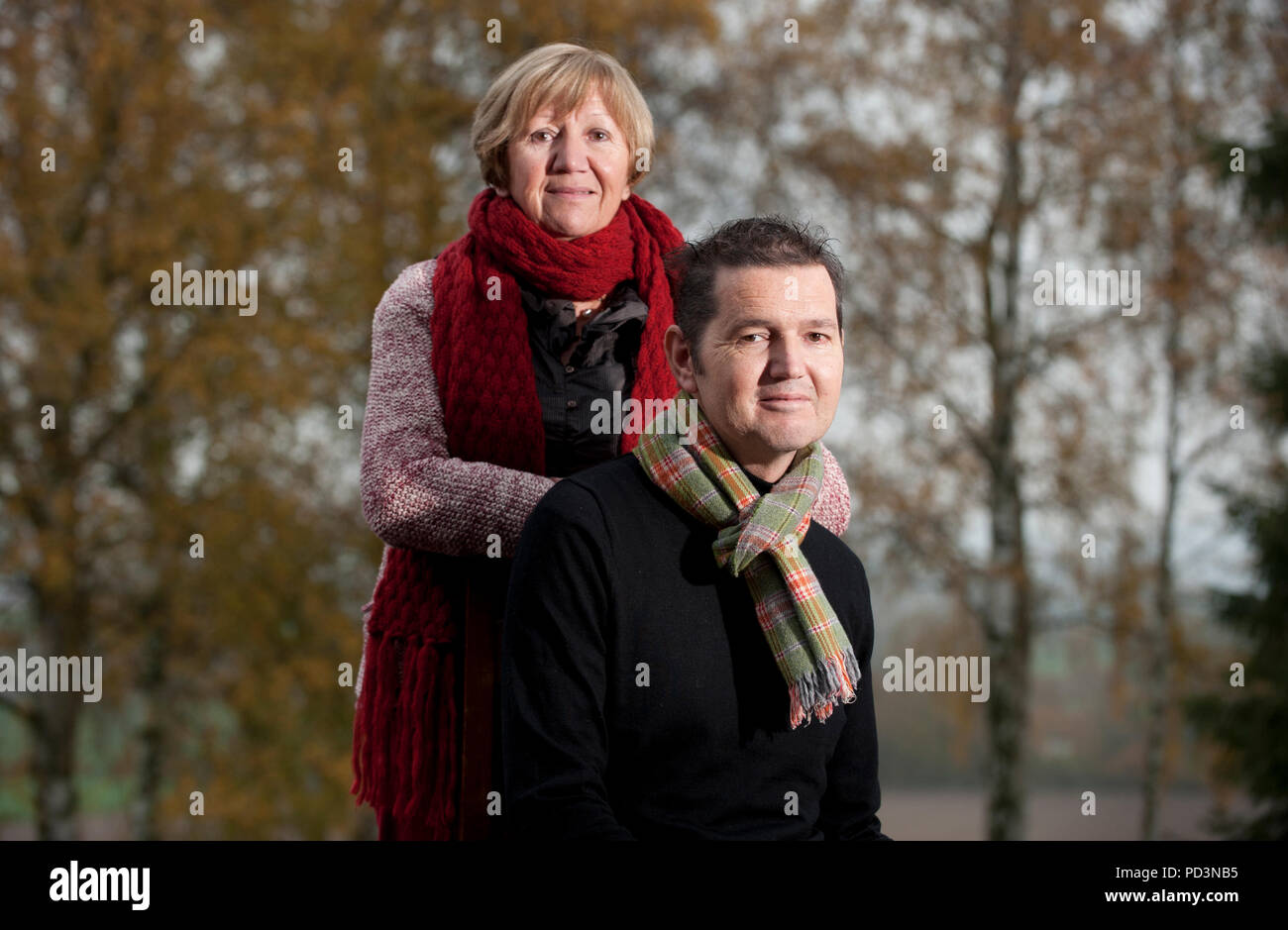 Rik Snoeckx and his mother, who donated her kidney to her son (Belgium ...