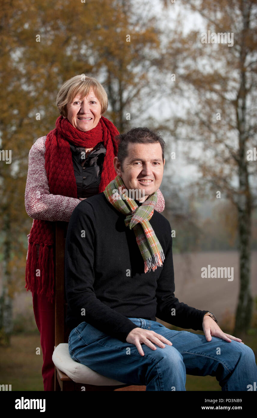 Rik Snoeckx and his mother, who donated her kidney to her son (Belgium ...