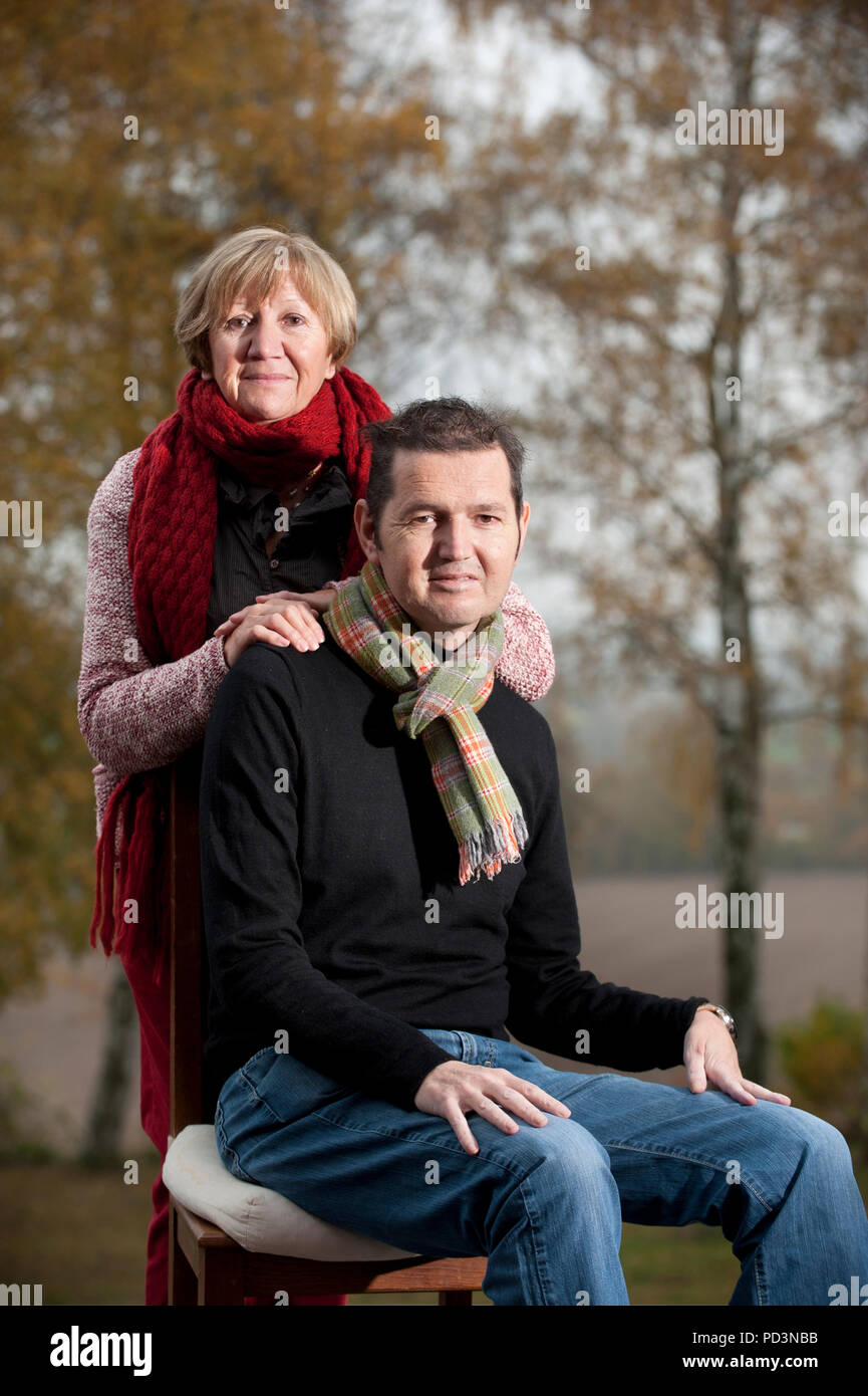 Rik Snoeckx and his mother, who donated her kidney to her son (Belgium ...