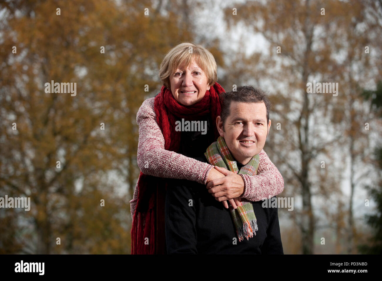 Rik Snoeckx and his mother, who donated her kidney to her son (Belgium ...