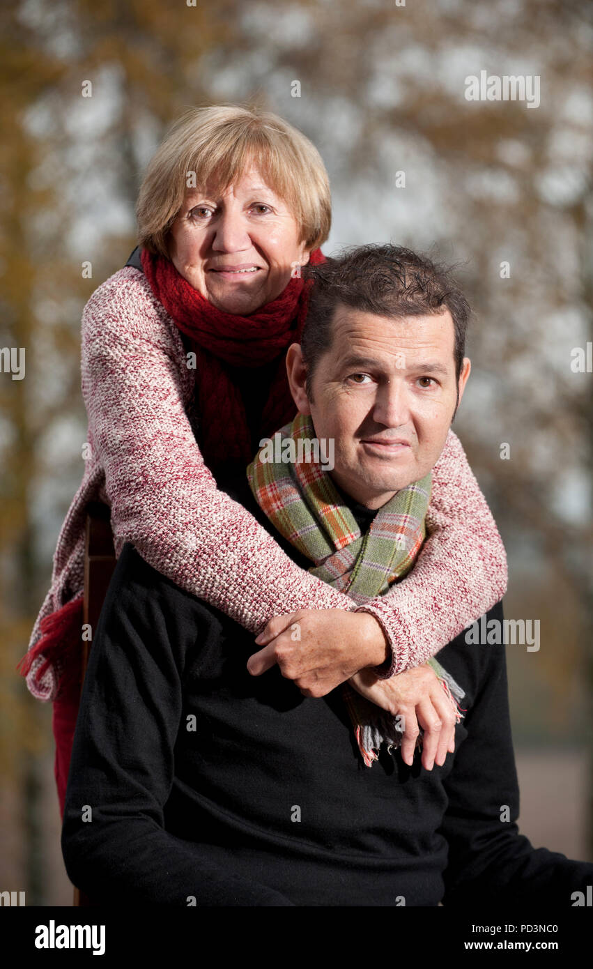 Rik Snoeckx and his mother, who donated her kidney to her son (Belgium ...