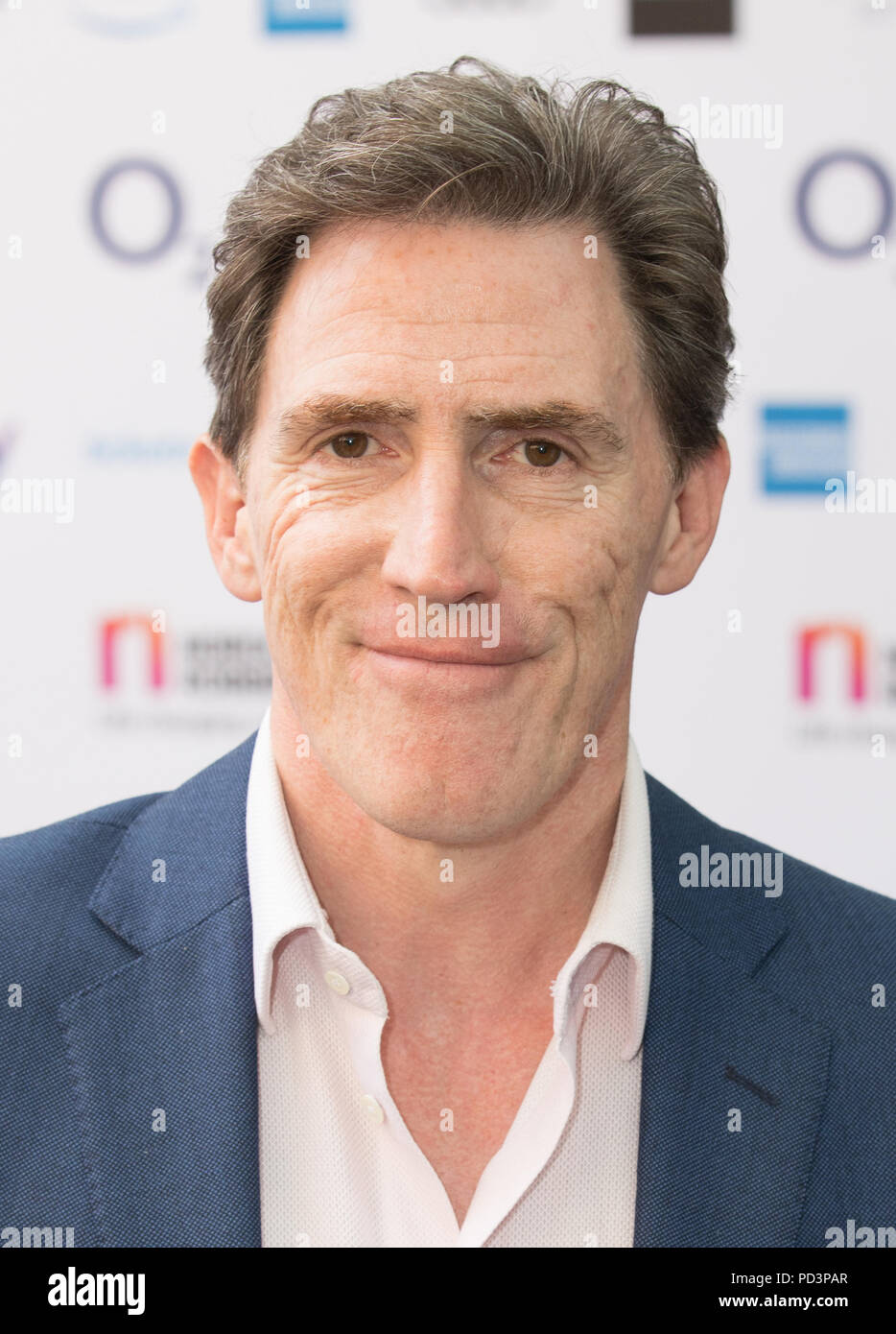 Celeb arrivals for the 2018 O2 Silver Clef Awards Featuring: Rob Brydon ...