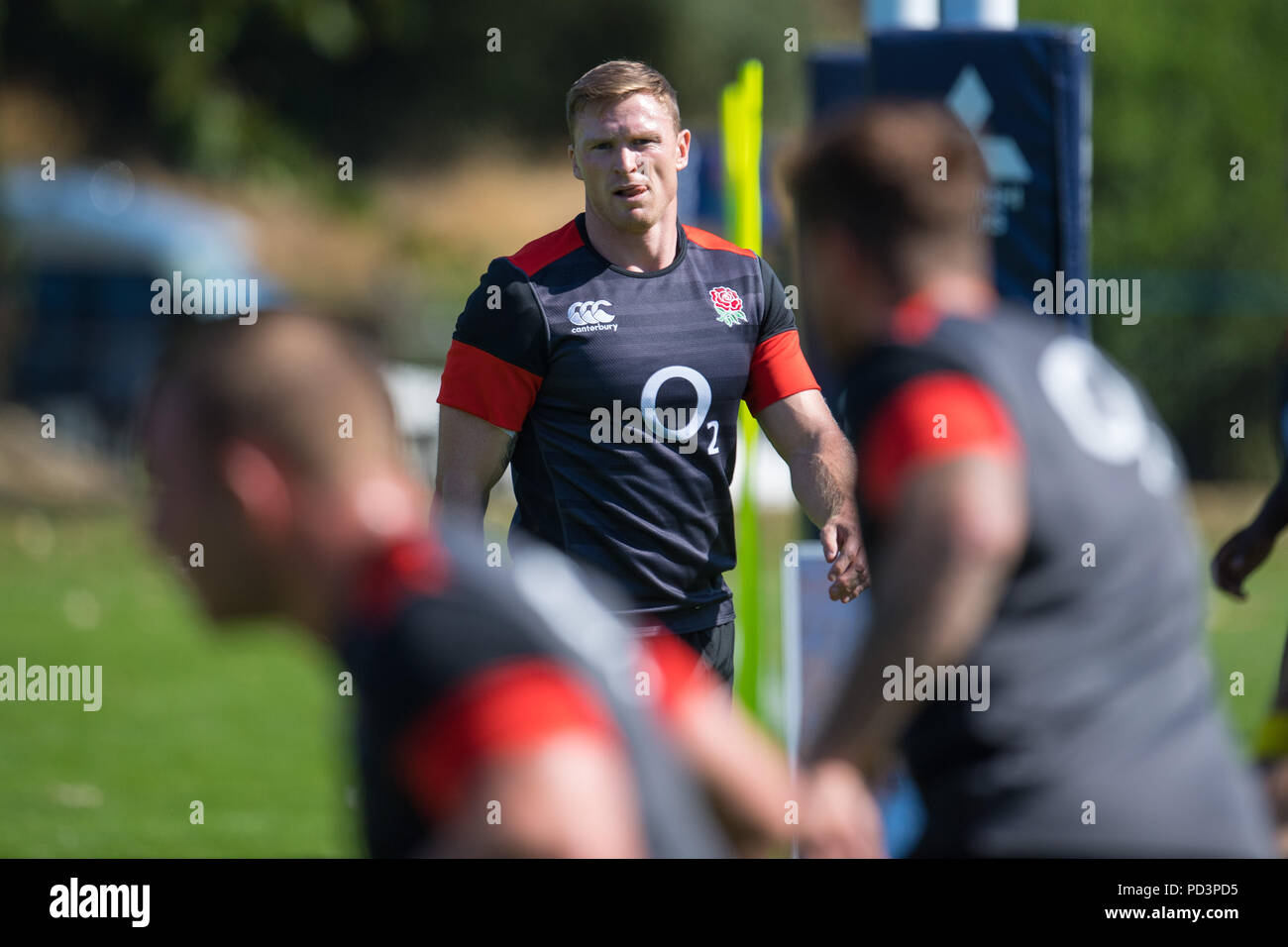 England's Chris Ashton during the training session at the Lensbury ...