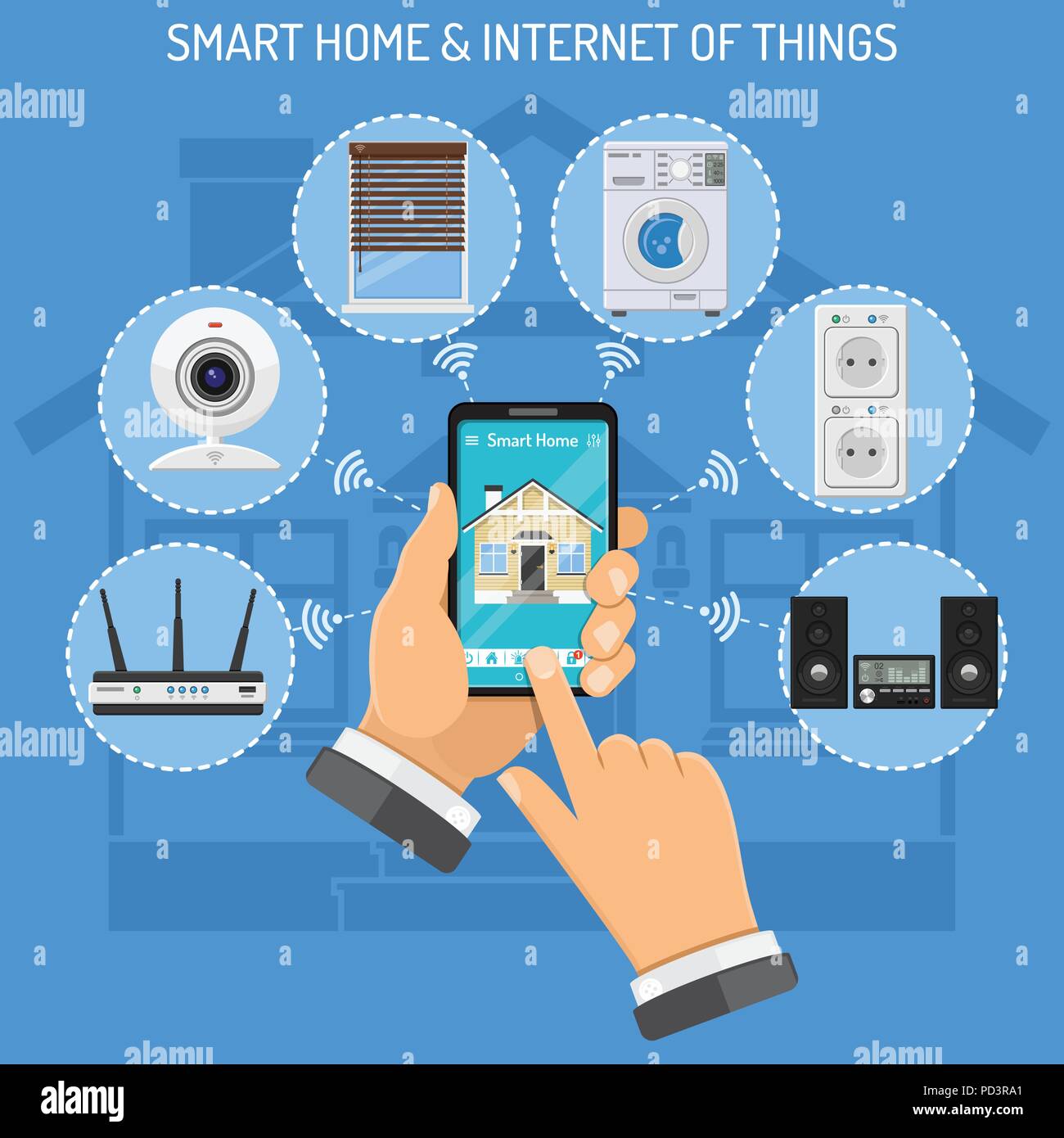 Smart home the internet of things hi-res stock photography and images ...