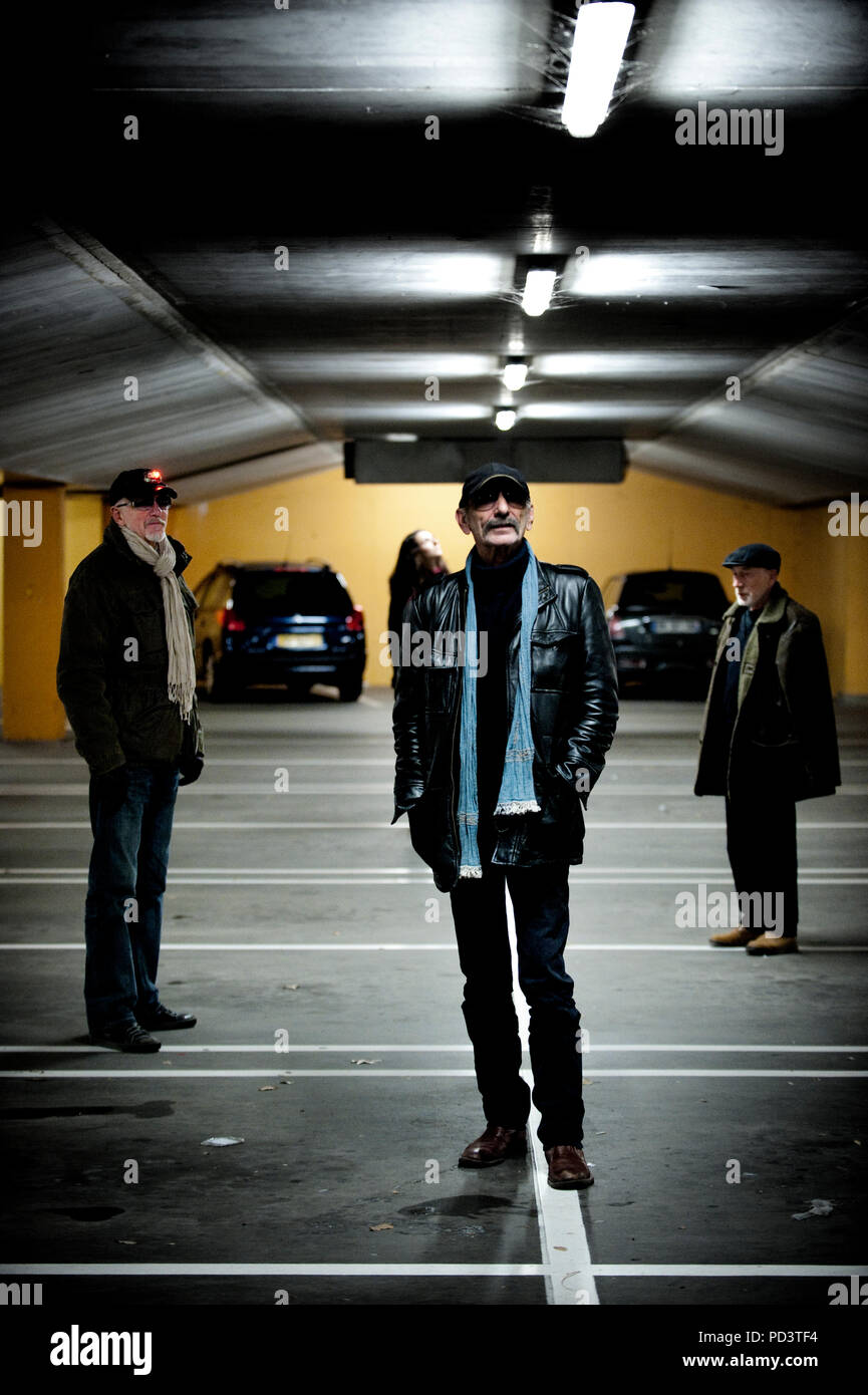 The French electronic music band Space Art, considered as pioneers and ...