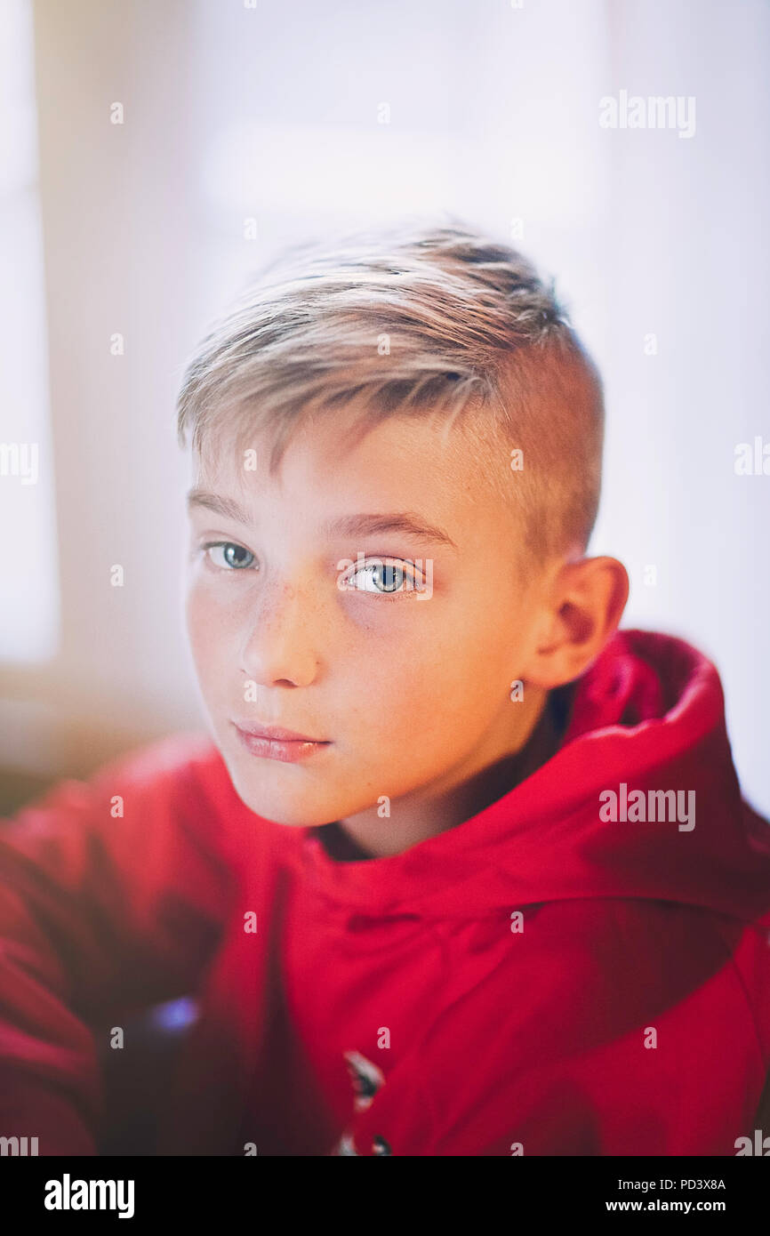 Portrait of boy Stock Photo - Alamy
