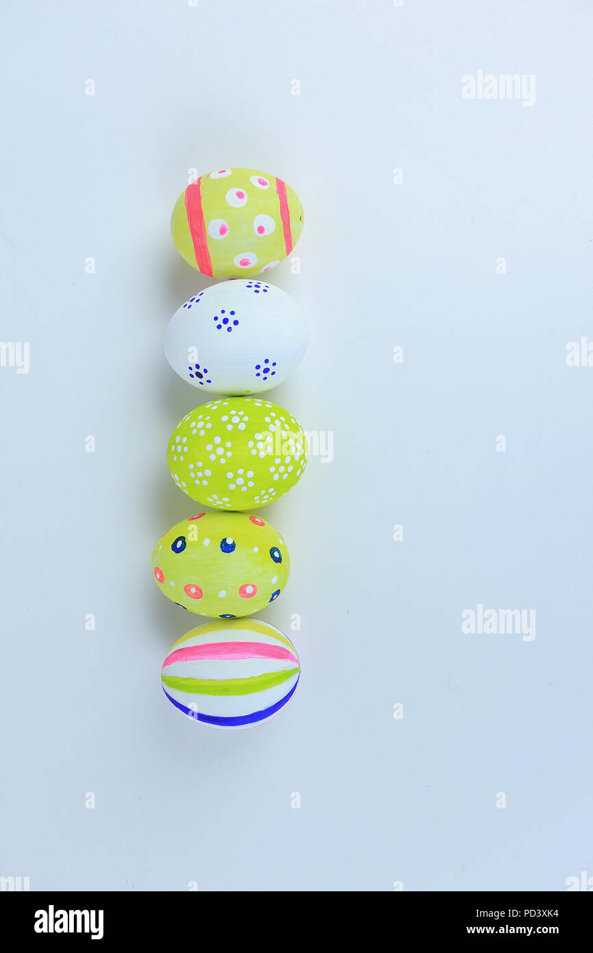 colorful Easter eggs .the concept of the celebration Stock Photo - Alamy