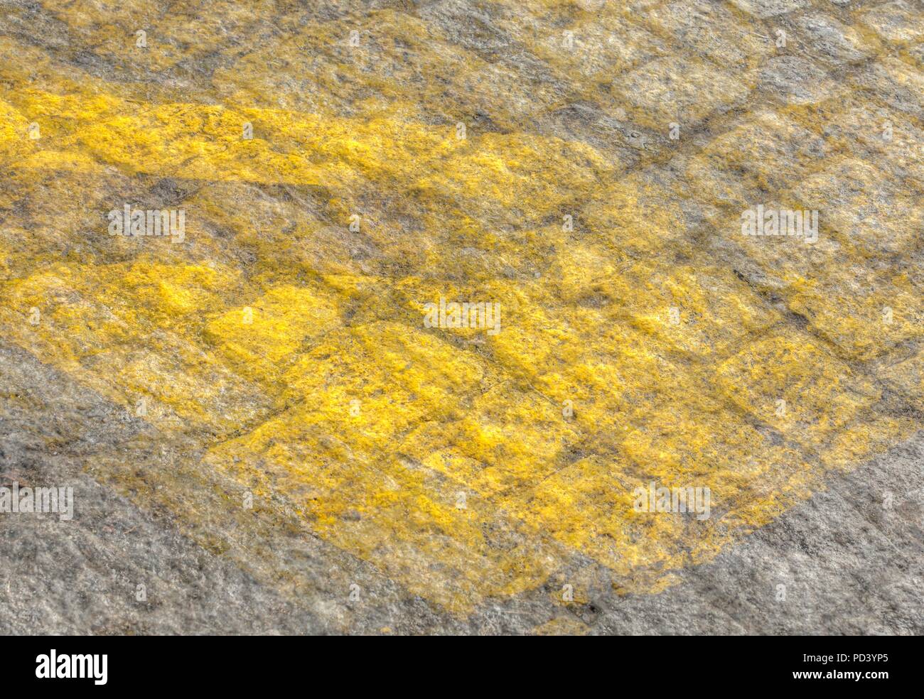Yellow Arrow, Yellow Road Marking Stock Photo - Alamy
