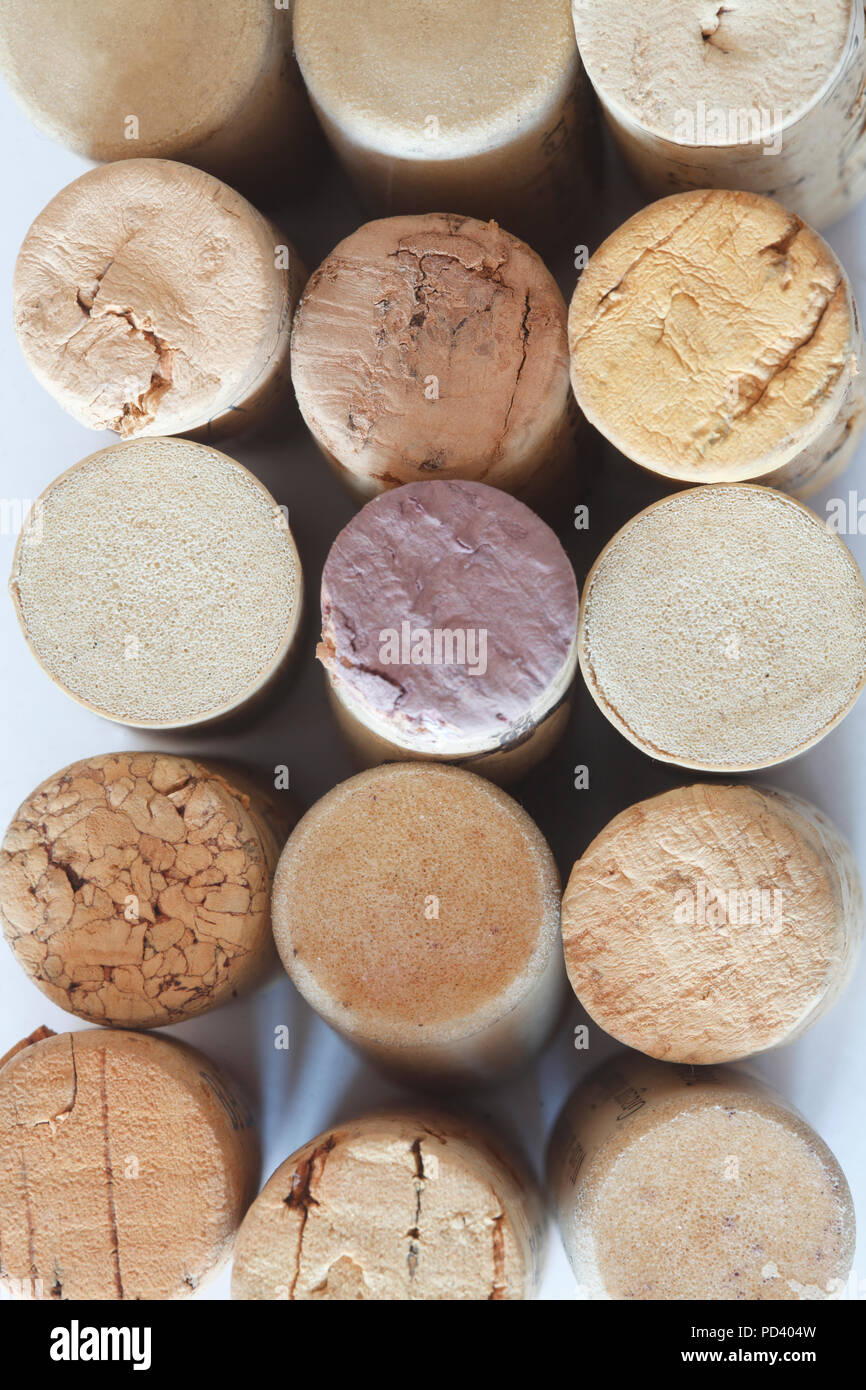 old bottle corks, wine corks, background, texture Stock Photo - Alamy