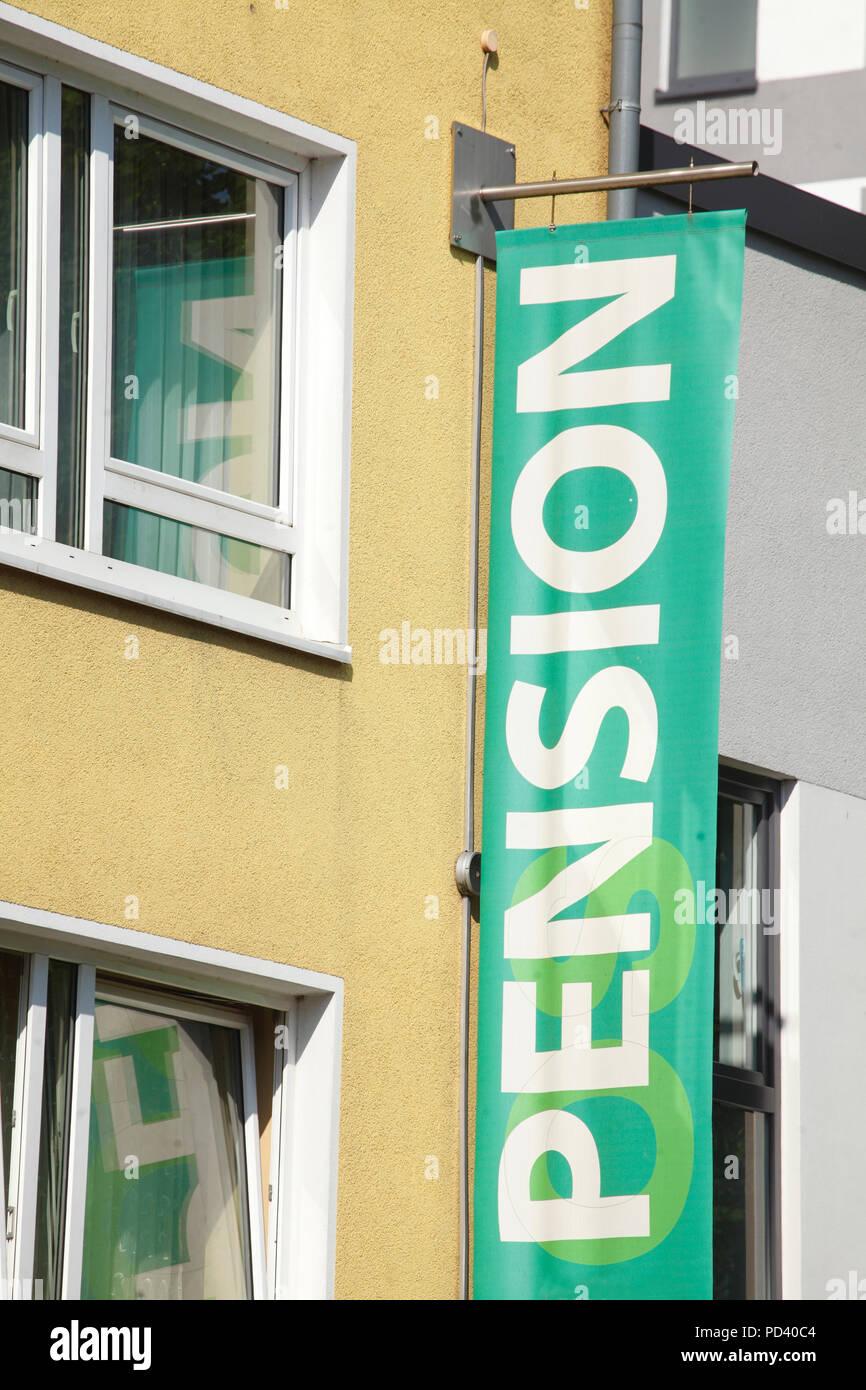 Pension sign hi-res stock photography and images - Alamy