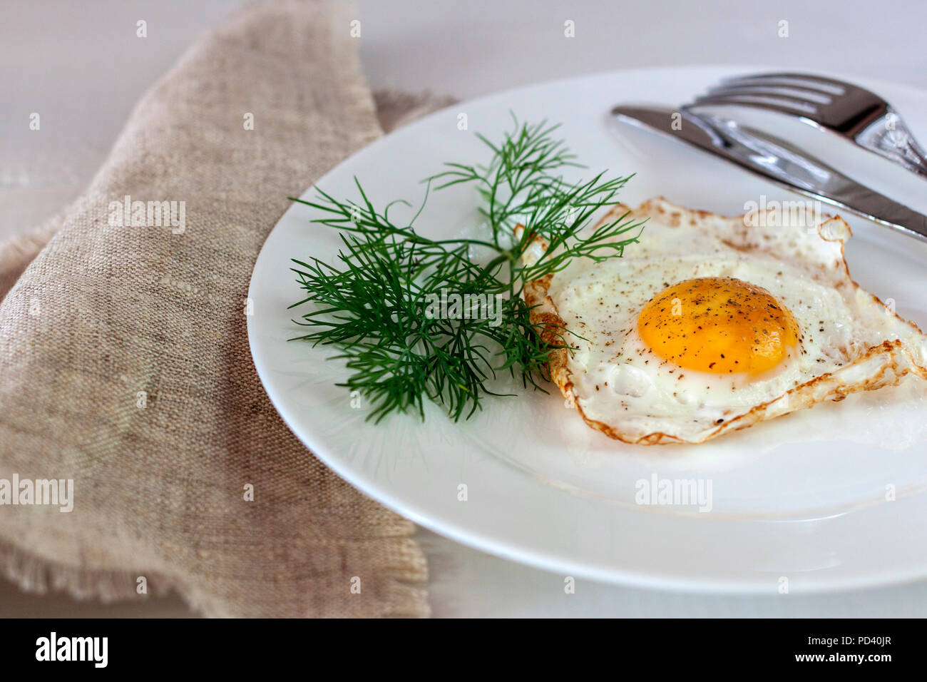 Fried egg breakfast everyone hi-res stock photography and images - Alamy