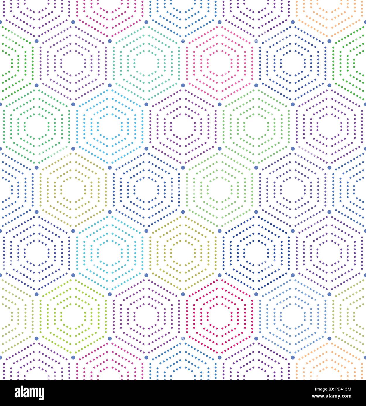 Hexagonal tile design Stock Vector Images - Alamy