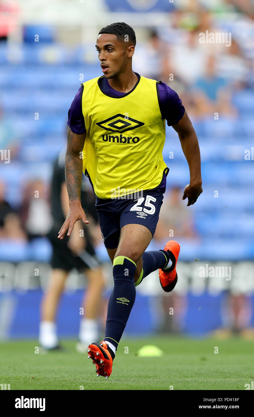 Derby County's Max Lowe Stock Photo - Alamy