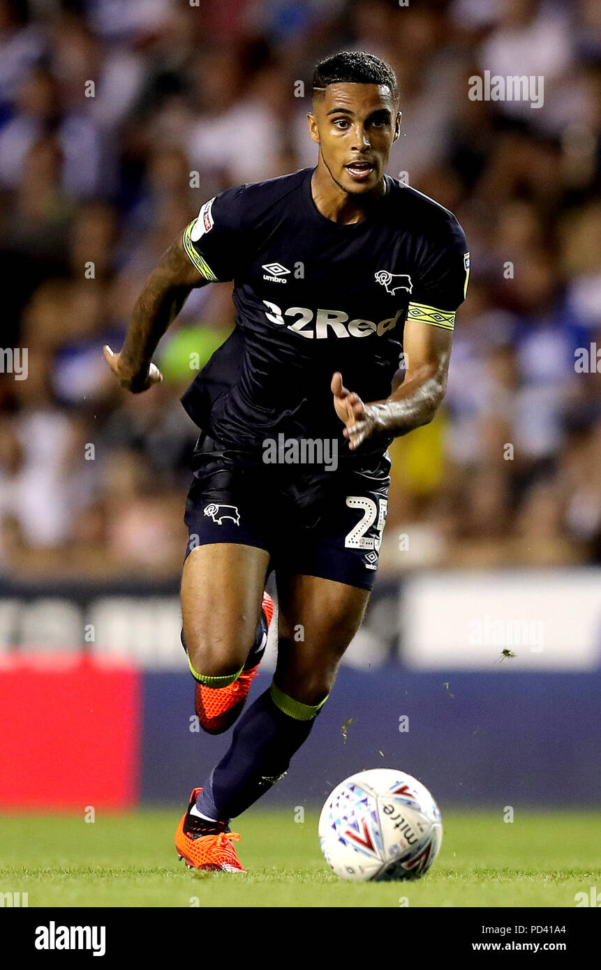 Derby County's Max Lowe Stock Photo - Alamy