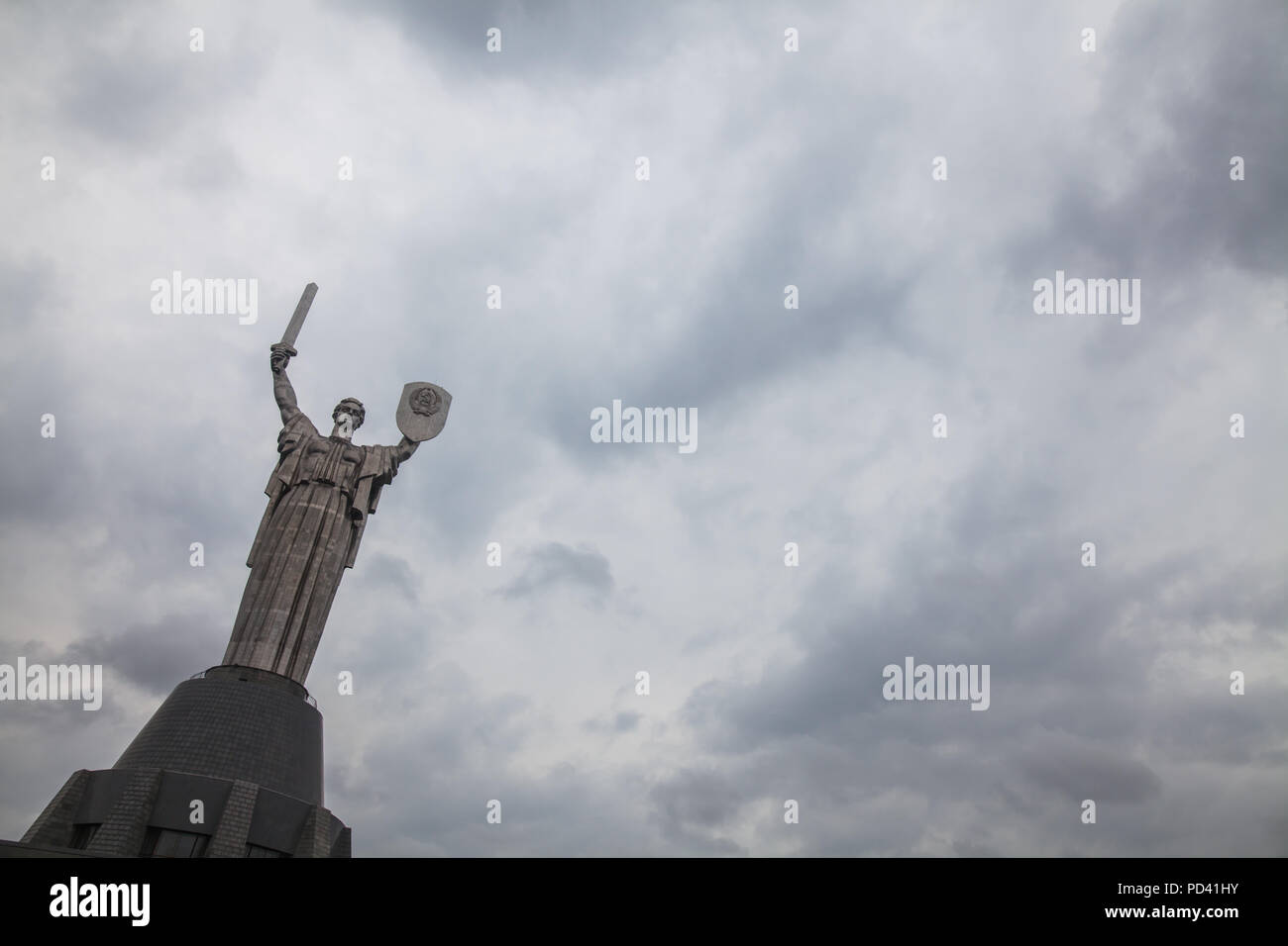 Soviet motherhood statue shield hi-res stock photography and images - Alamy