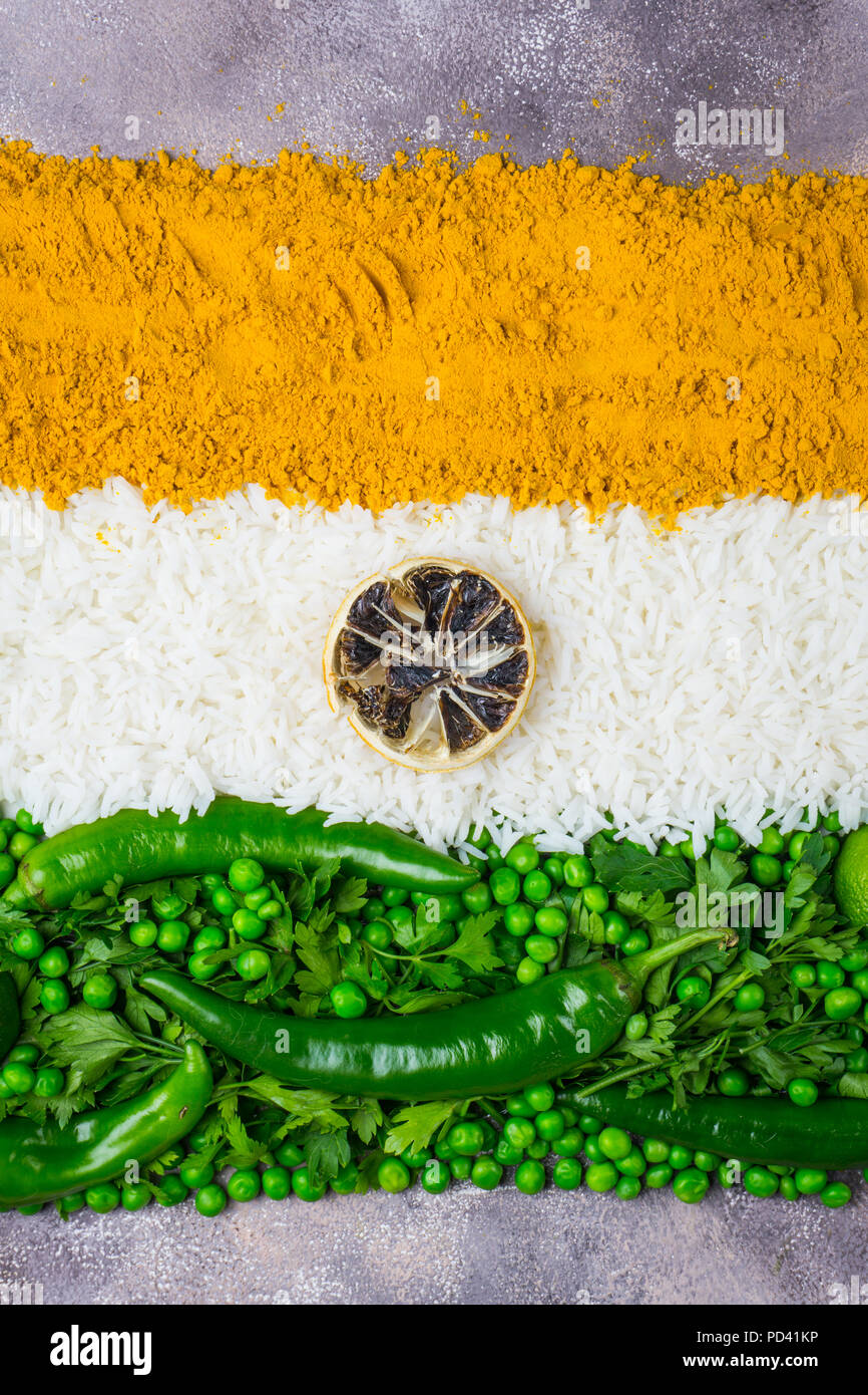India Independence Day 15 August concept: Indian National Flag tricolor ...