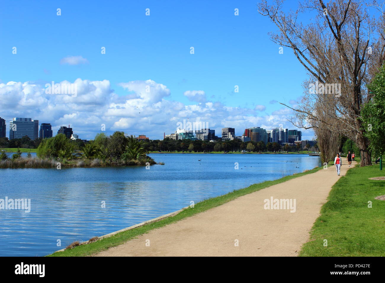 Albert Park - Melbourne Stock Photo - Alamy