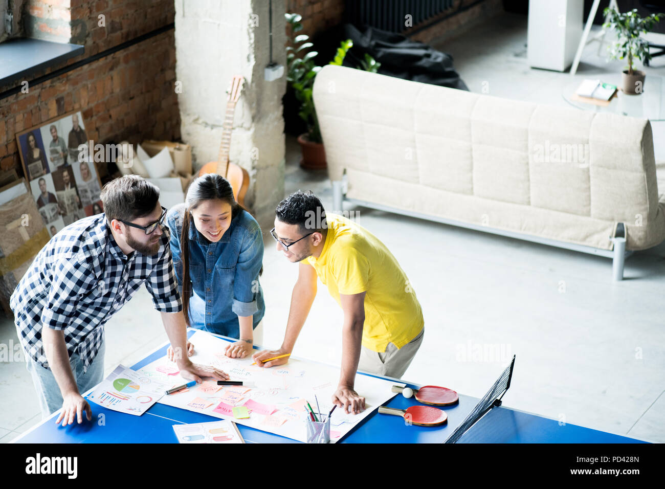 Business Team Brainstorming Stock Photo - Alamy