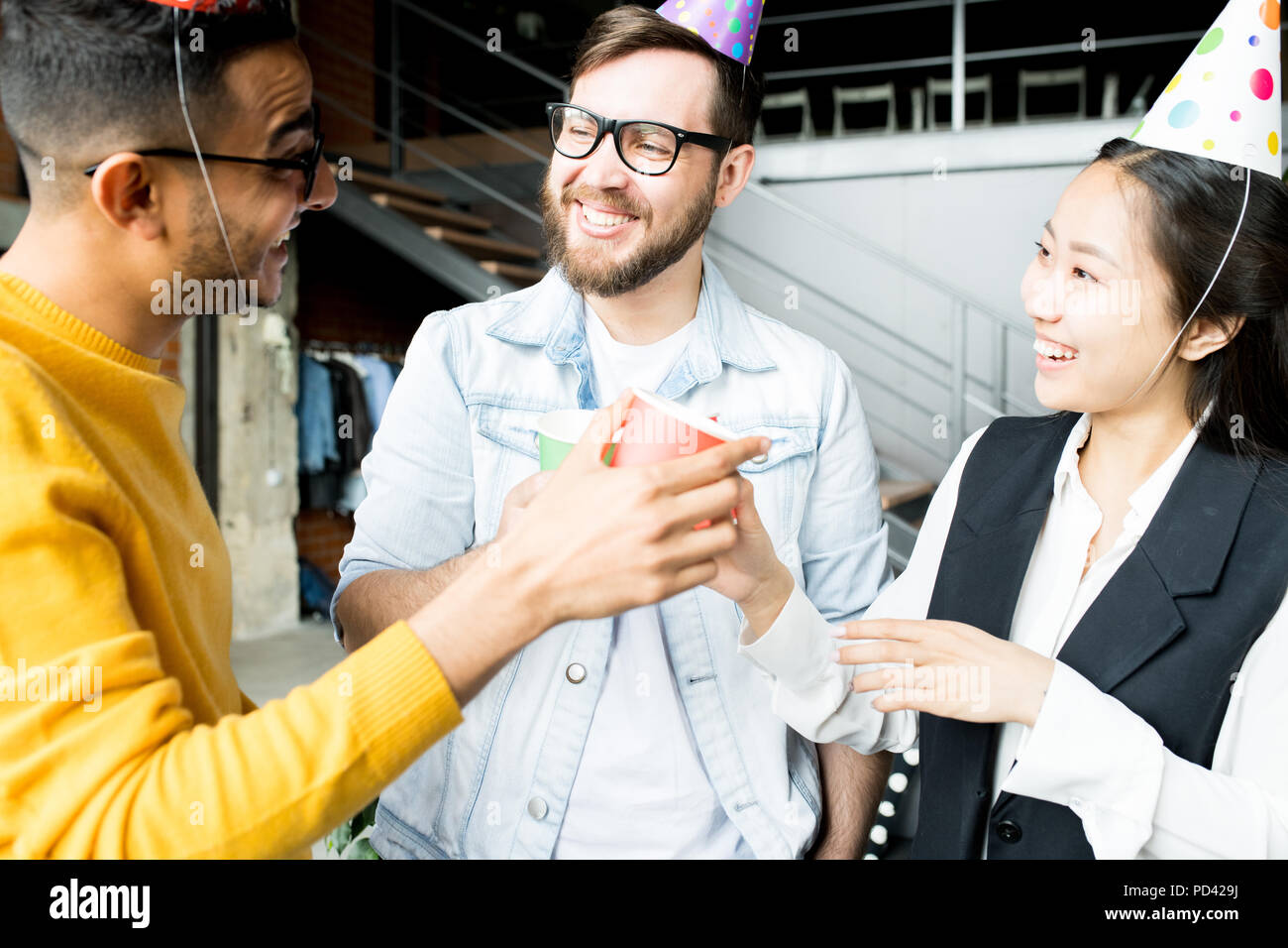 Corporate office party hi-res stock photography and images - Alamy