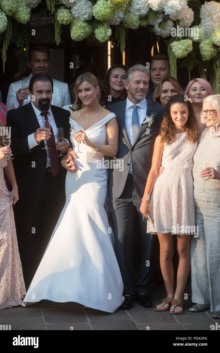 Polish Top model Joanna Krupa weds Douglas Nunes on August 4, 2018 in ...