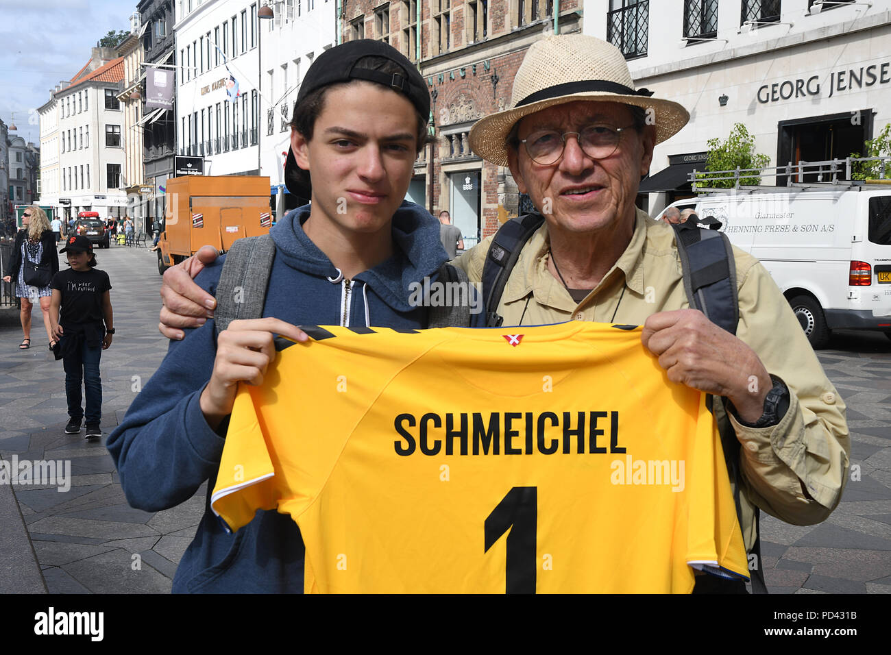 Copenhagen/Denmark 06.August 2018 Football sports Mexican grand father ...