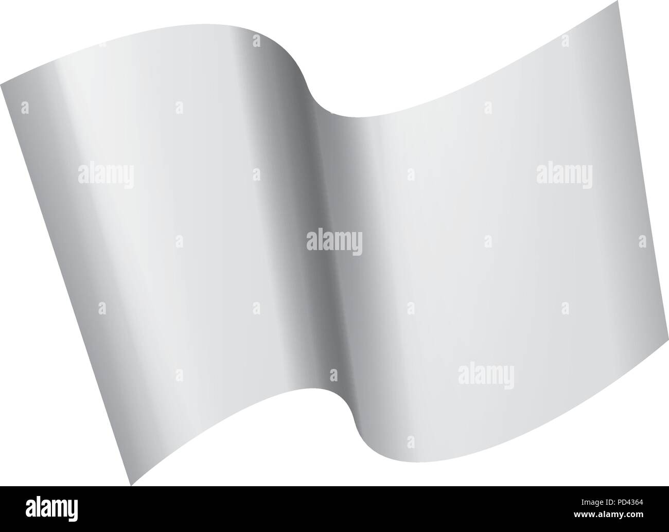 Waving the white flag on a white background Stock Vector Image & Art ...