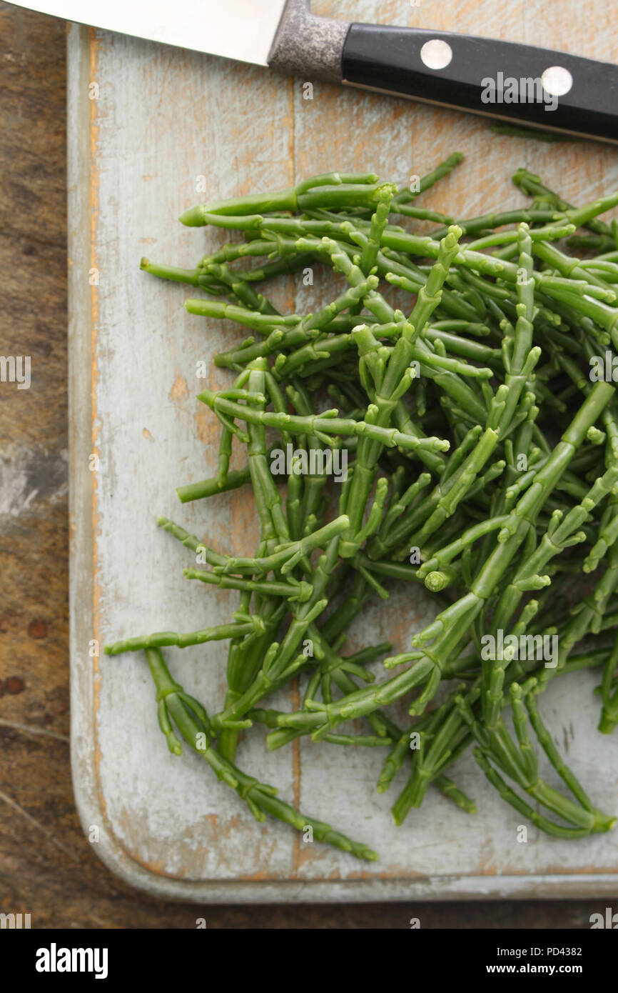 Uncooked samphire hi-res stock photography and images - Alamy