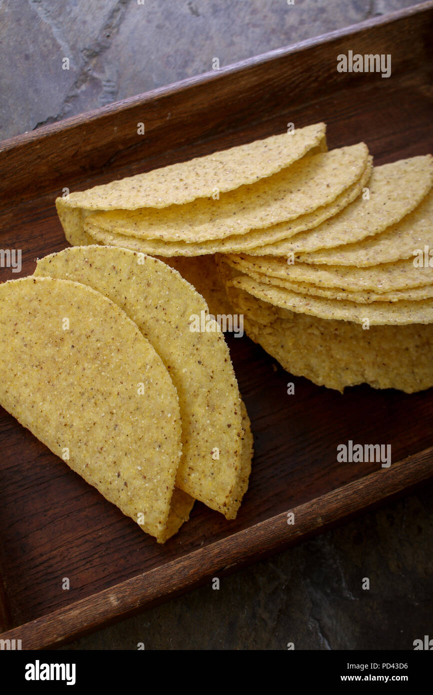 taco shells empty Stock Photo - Alamy